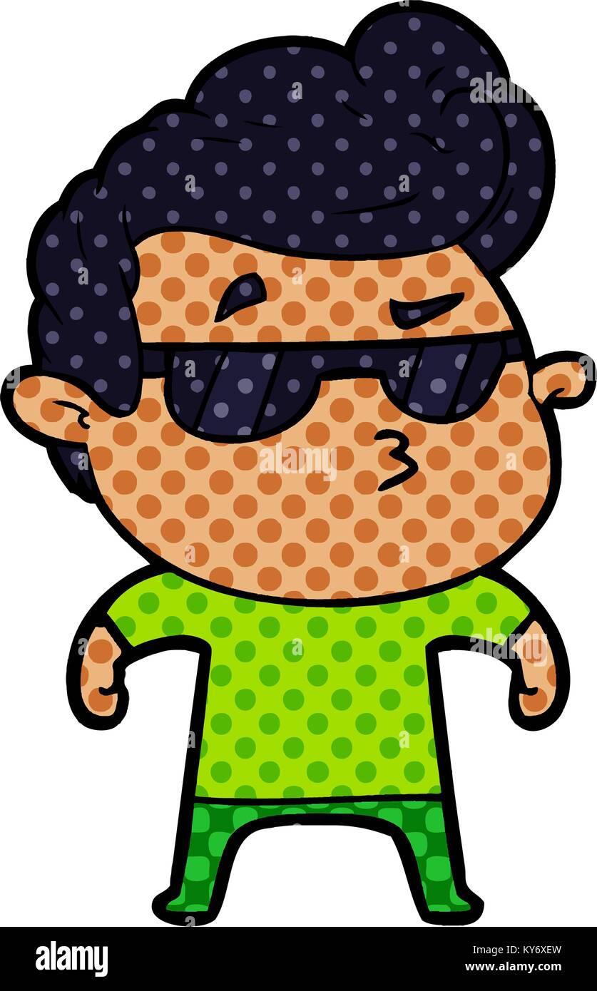 cartoon cool guy Stock Vector Image & Art - Alamy