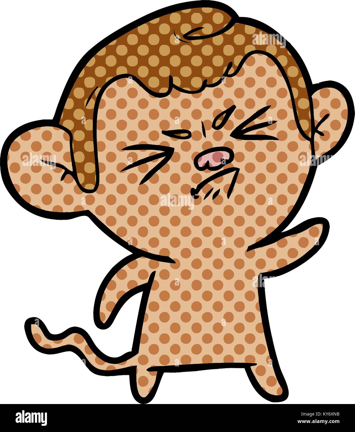 cartoon angry monkey Stock Vector Image & Art - Alamy
