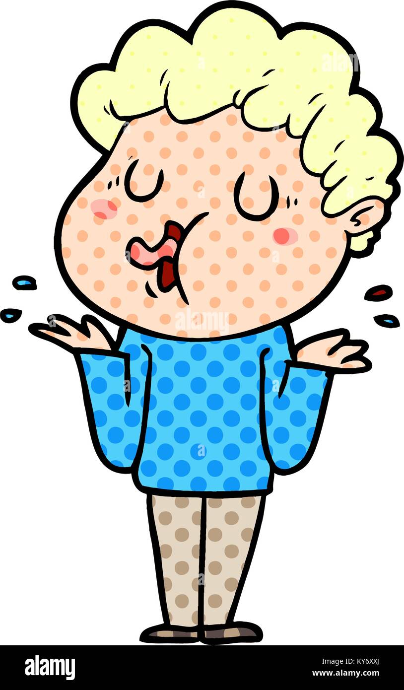 cartoon man singing Stock Vector Image & Art - Alamy