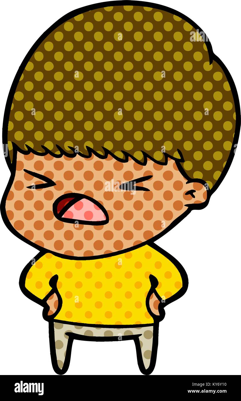 cartoon stressed man Stock Vector Image & Art - Alamy
