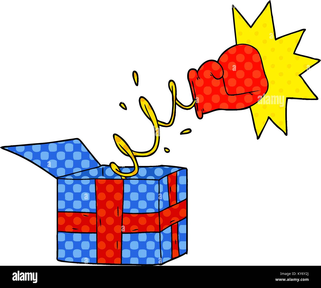 Boxing glove spring Stock Vector Images - Alamy