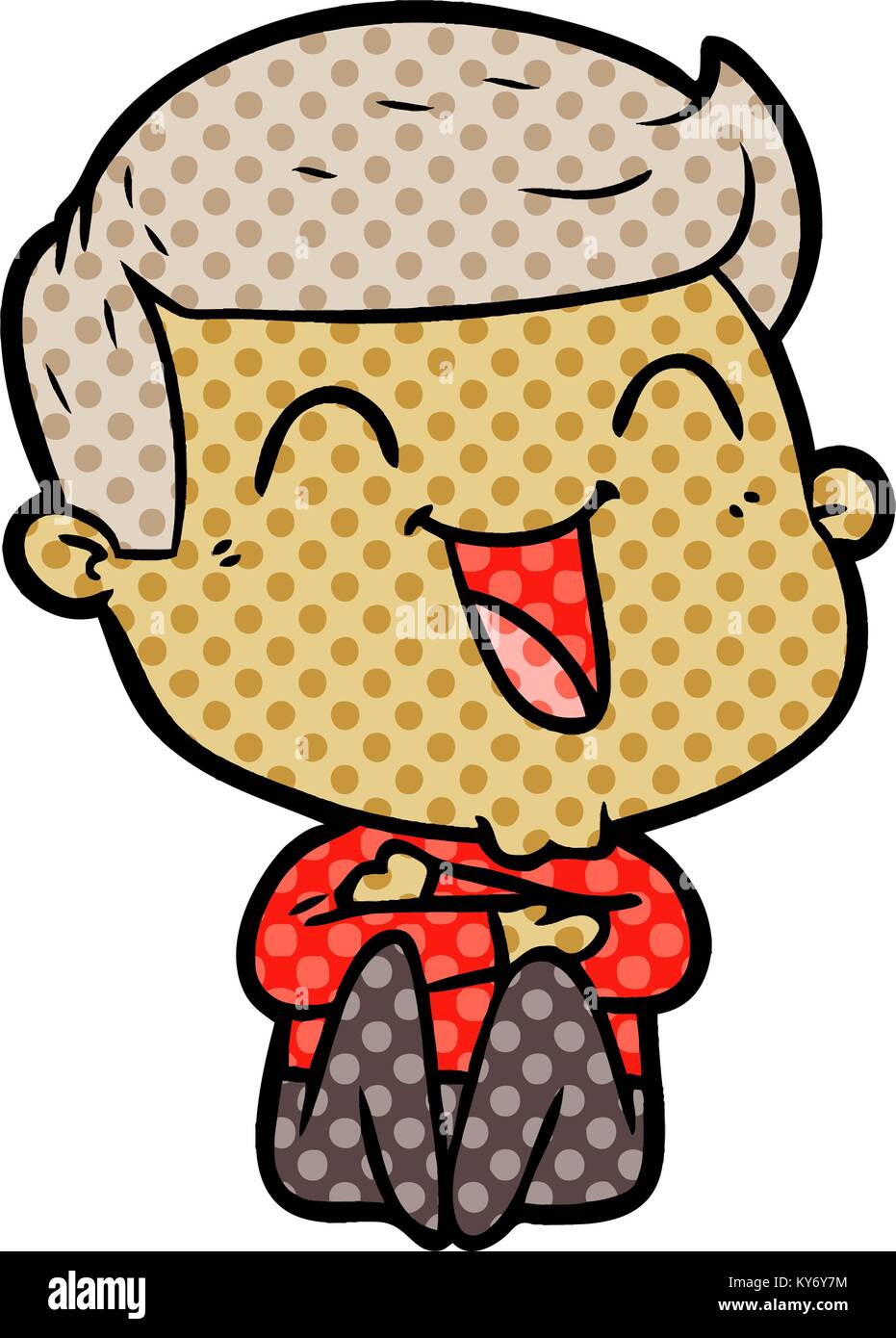 cartoon man laughing Stock Vector Image & Art - Alamy