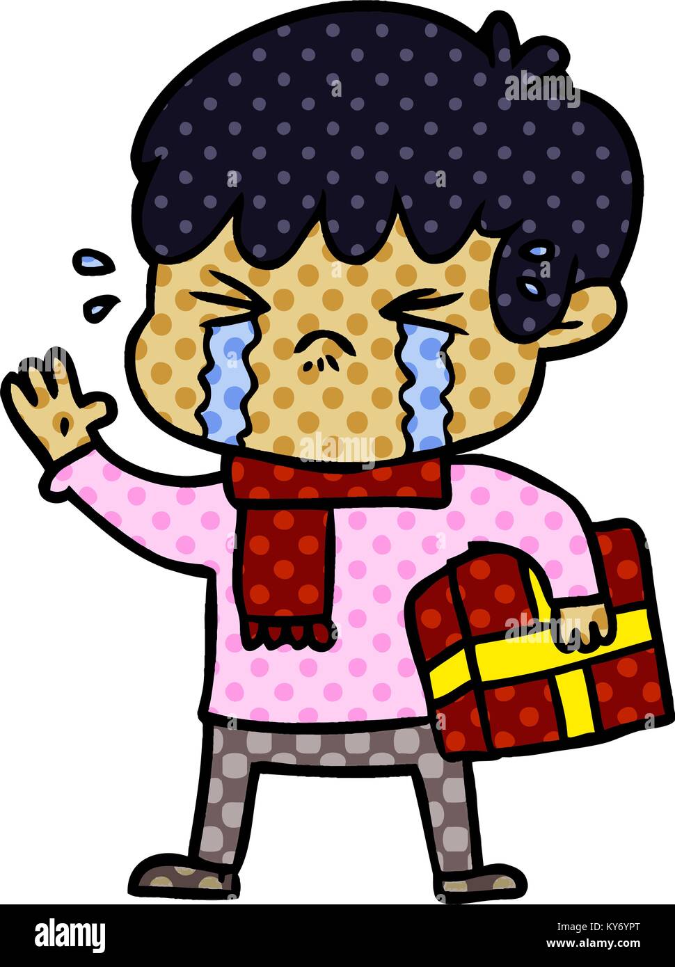 crying boy cartoon Stock Vector Image & Art - Alamy