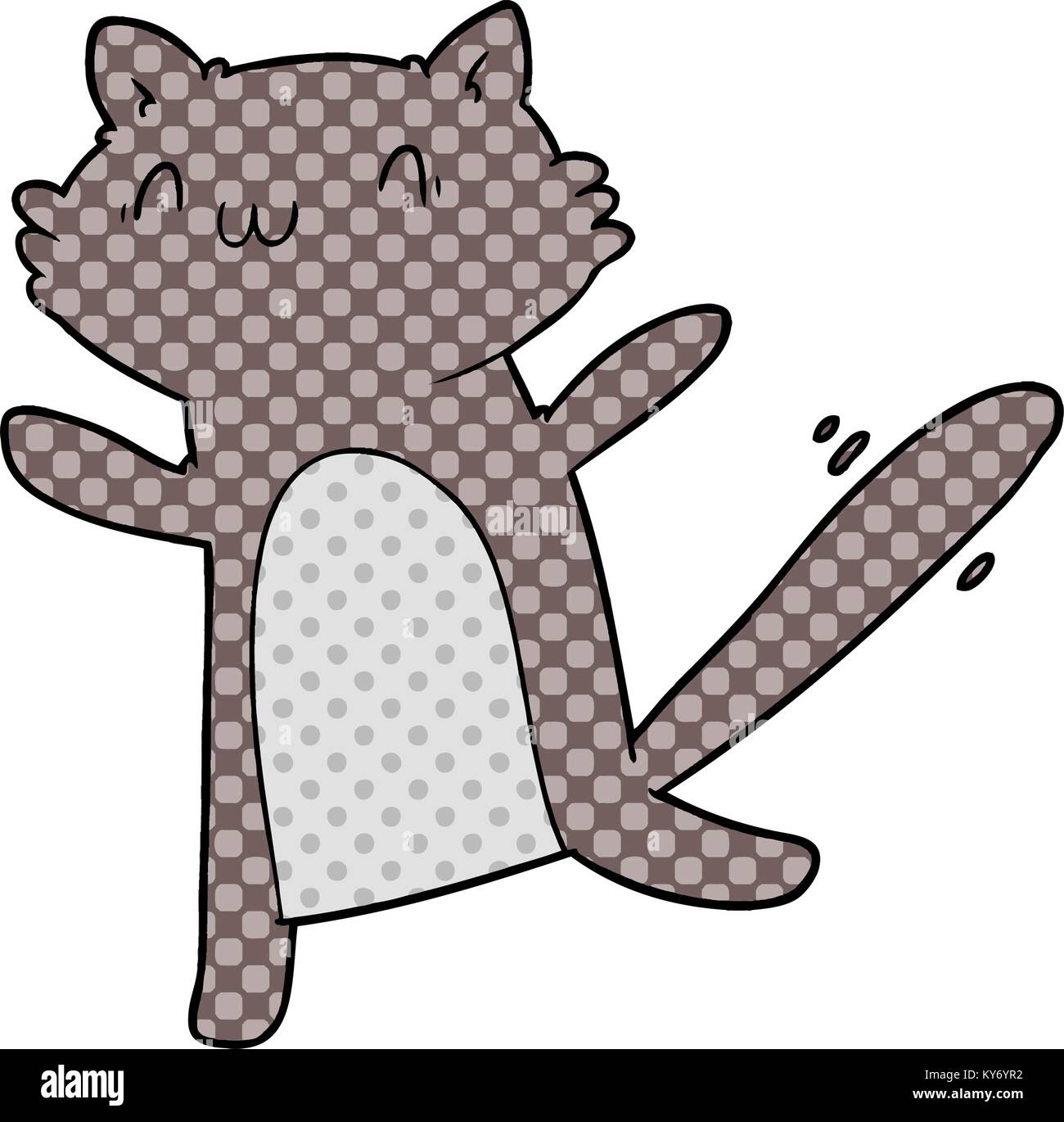 cartoon dancing cat Stock Vector Image & Art - Alamy