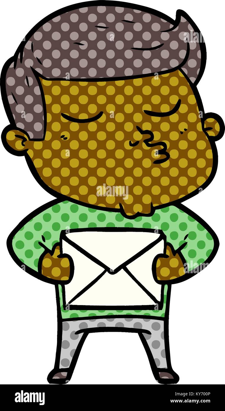 cartoon model guy pouting Stock Vector Image & Art - Alamy