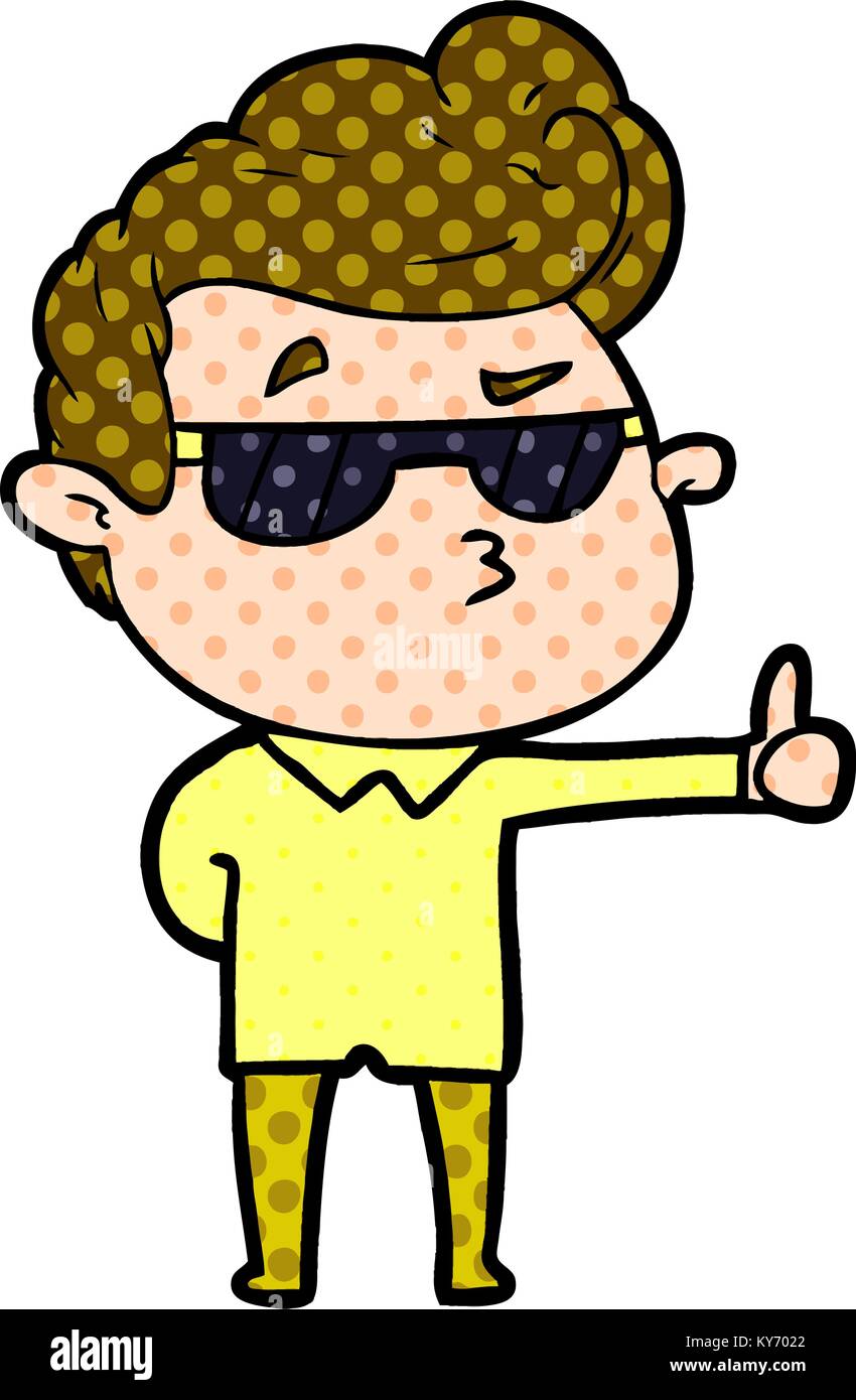cartoon cool guy Stock Vector Image & Art - Alamy