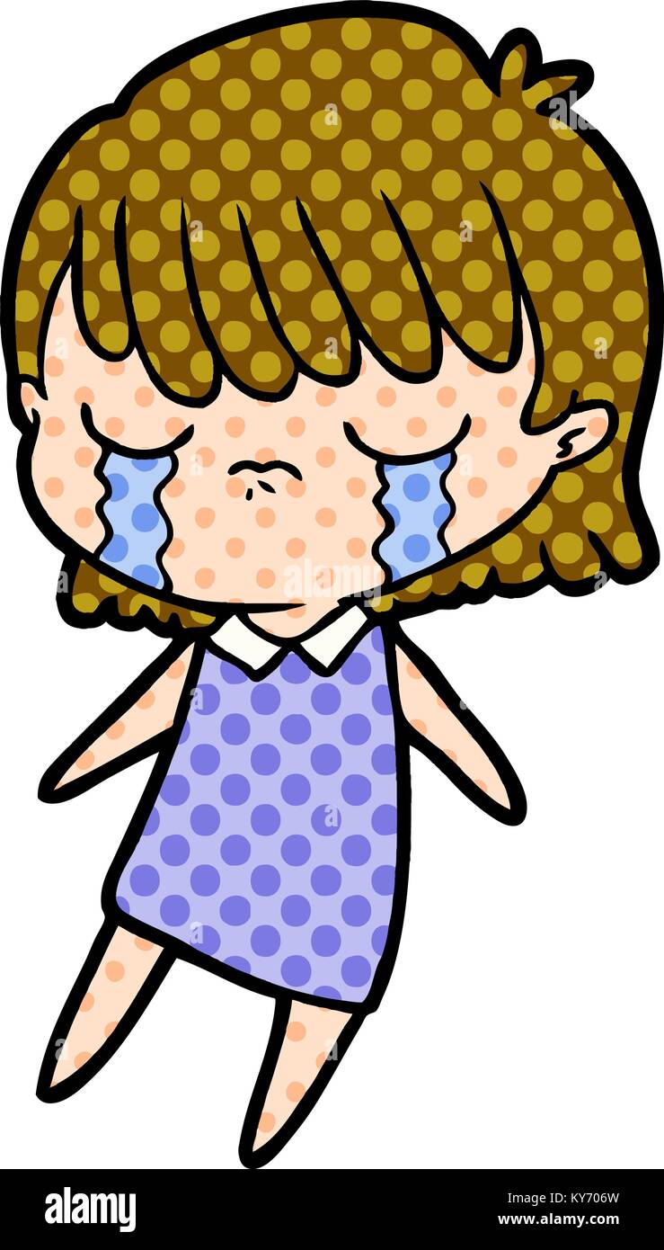 cartoon woman crying Stock Vector Image & Art - Alamy