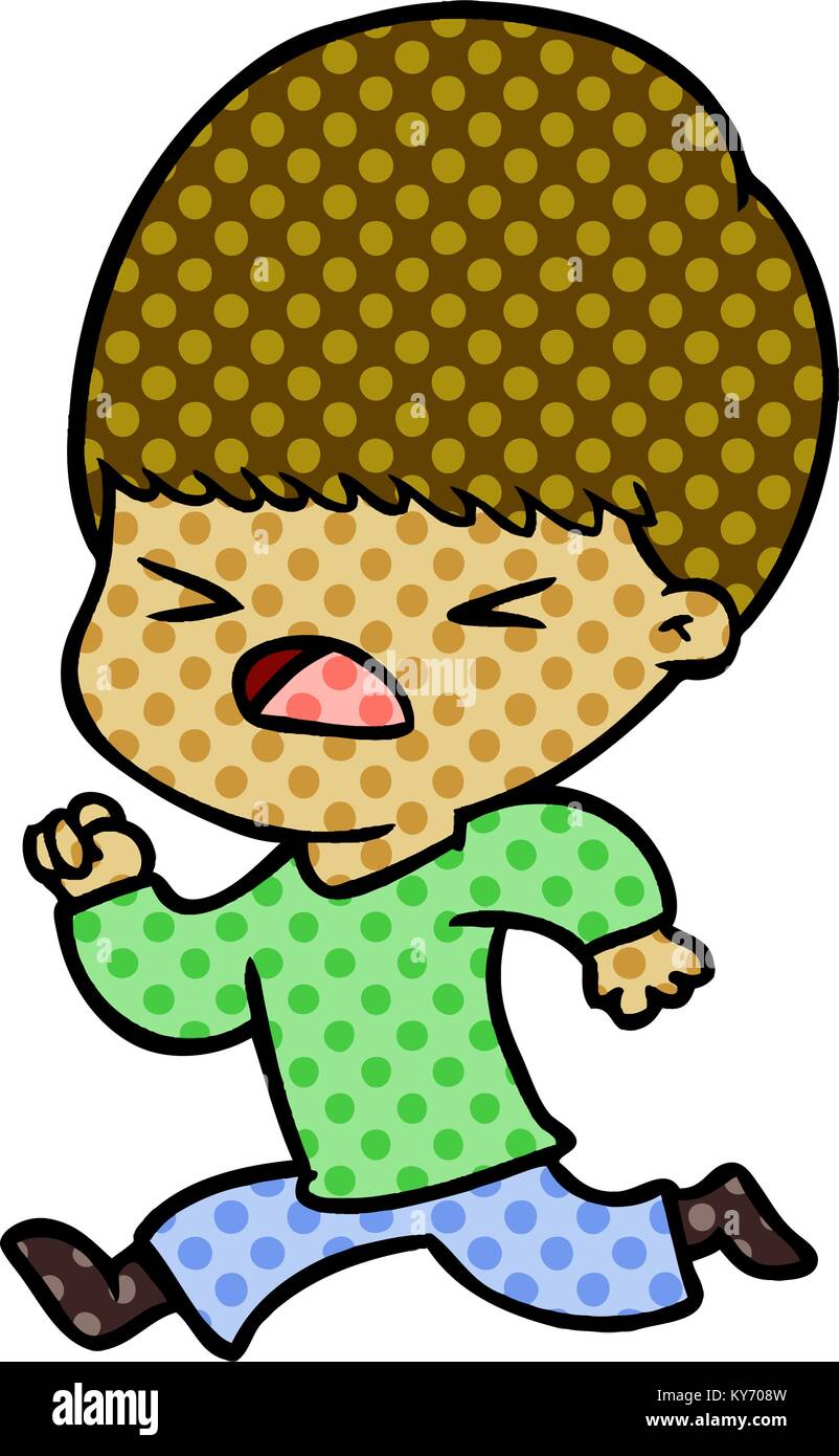 cartoon stressed man Stock Vector Image & Art - Alamy