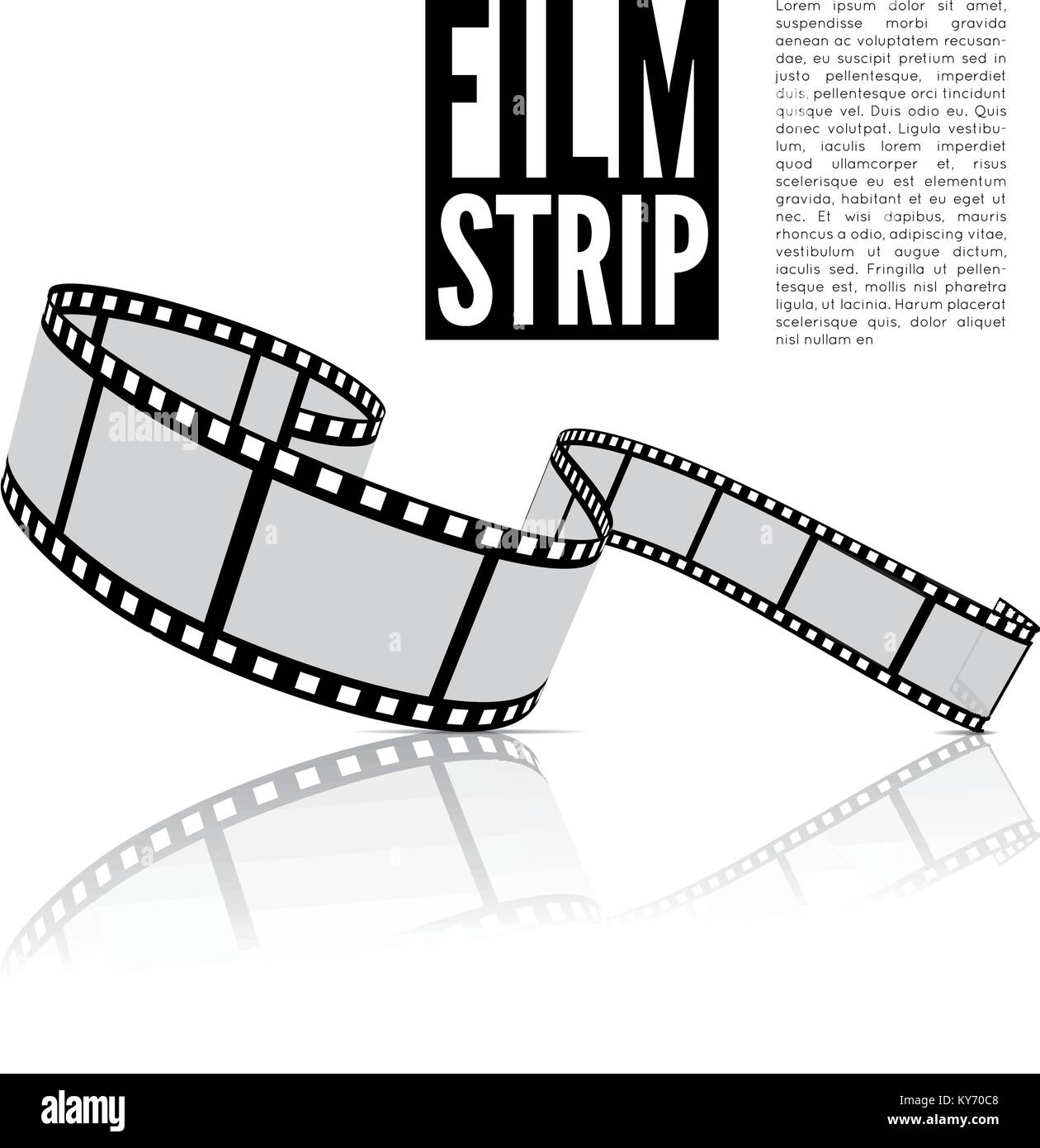 Blank film strip Stock Vector Images - Alamy