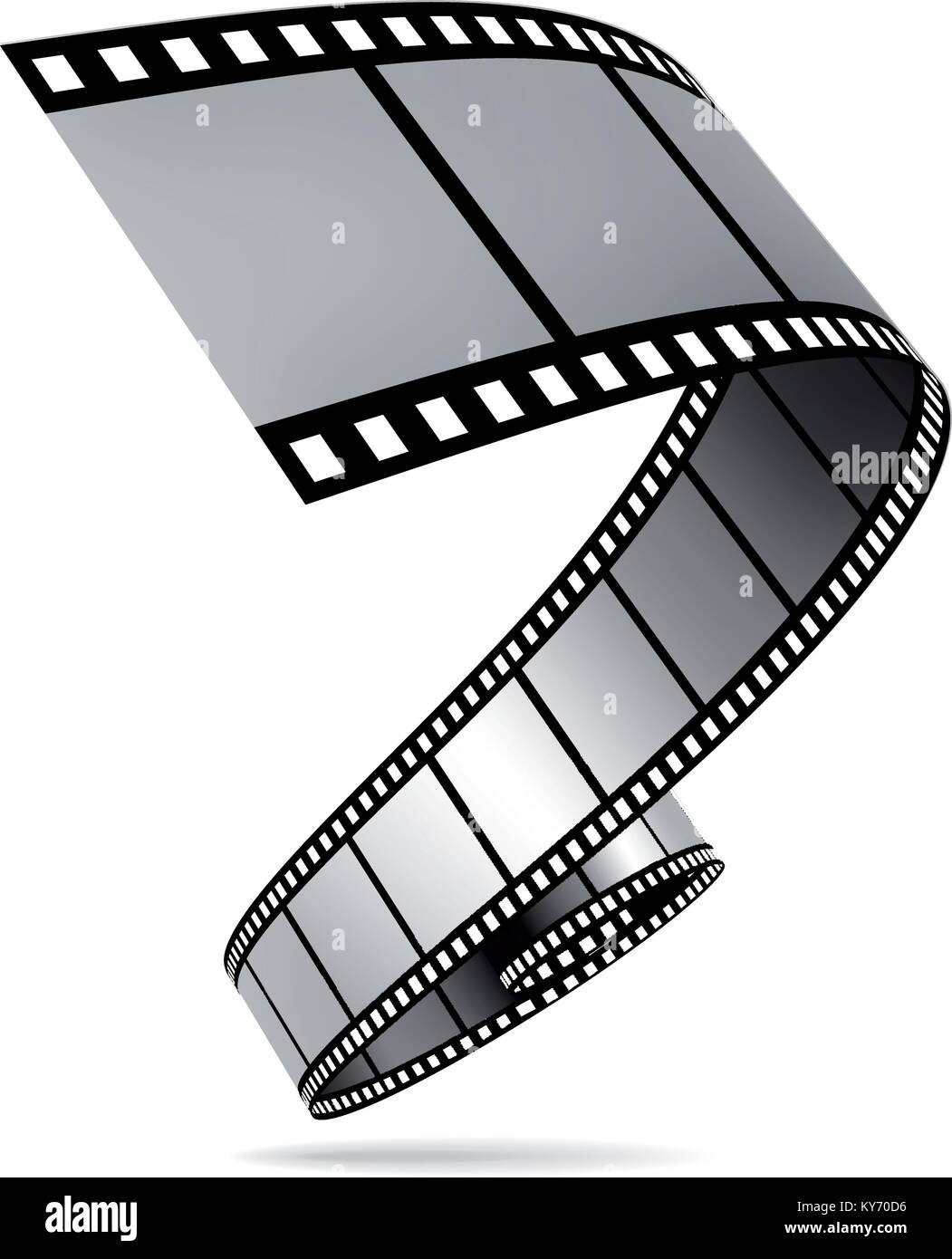 Blank film strip Stock Vector Images - Alamy