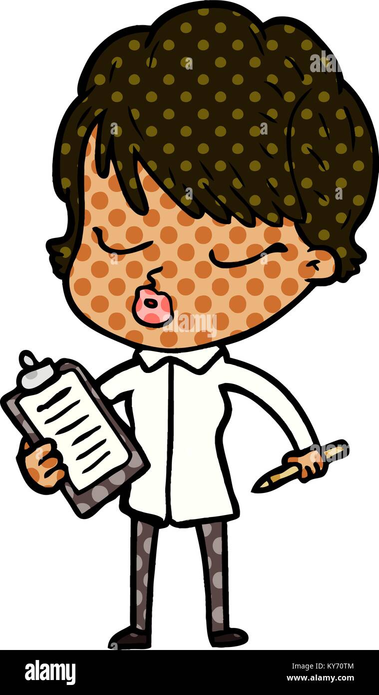 cartoon woman with eyes shut Stock Vector Image & Art - Alamy