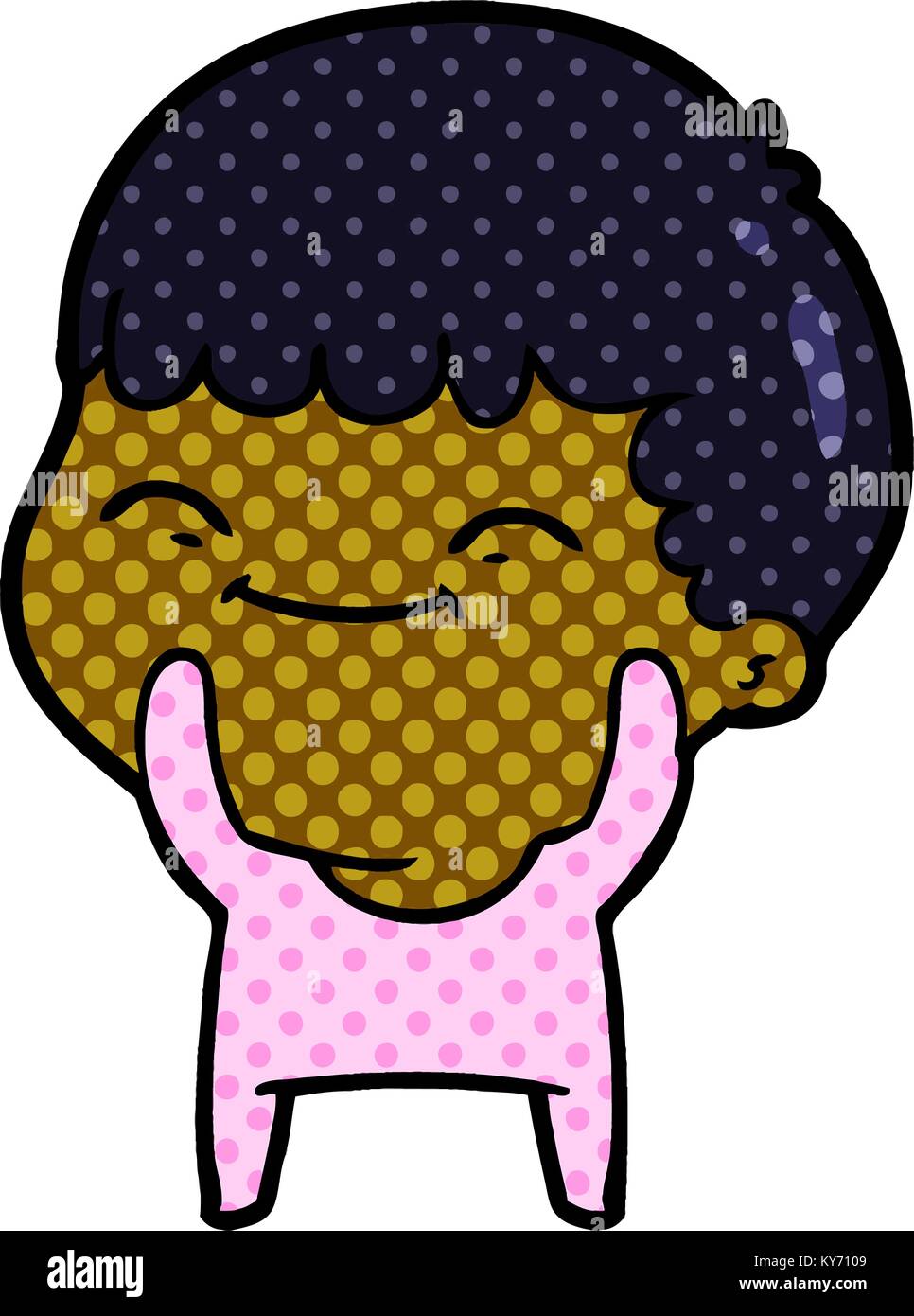 cartoon happy boy Stock Vector Image & Art - Alamy