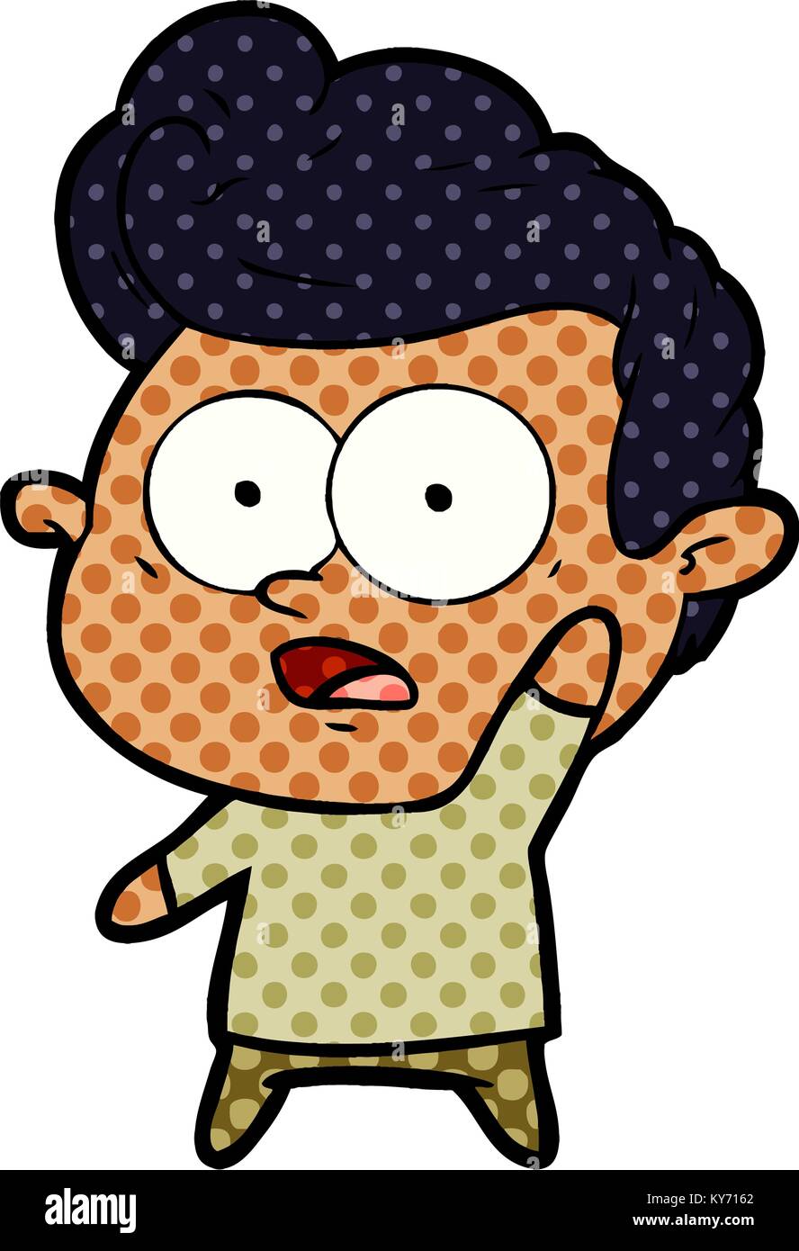 cartoon man asking question Stock Vector Image & Art - Alamy