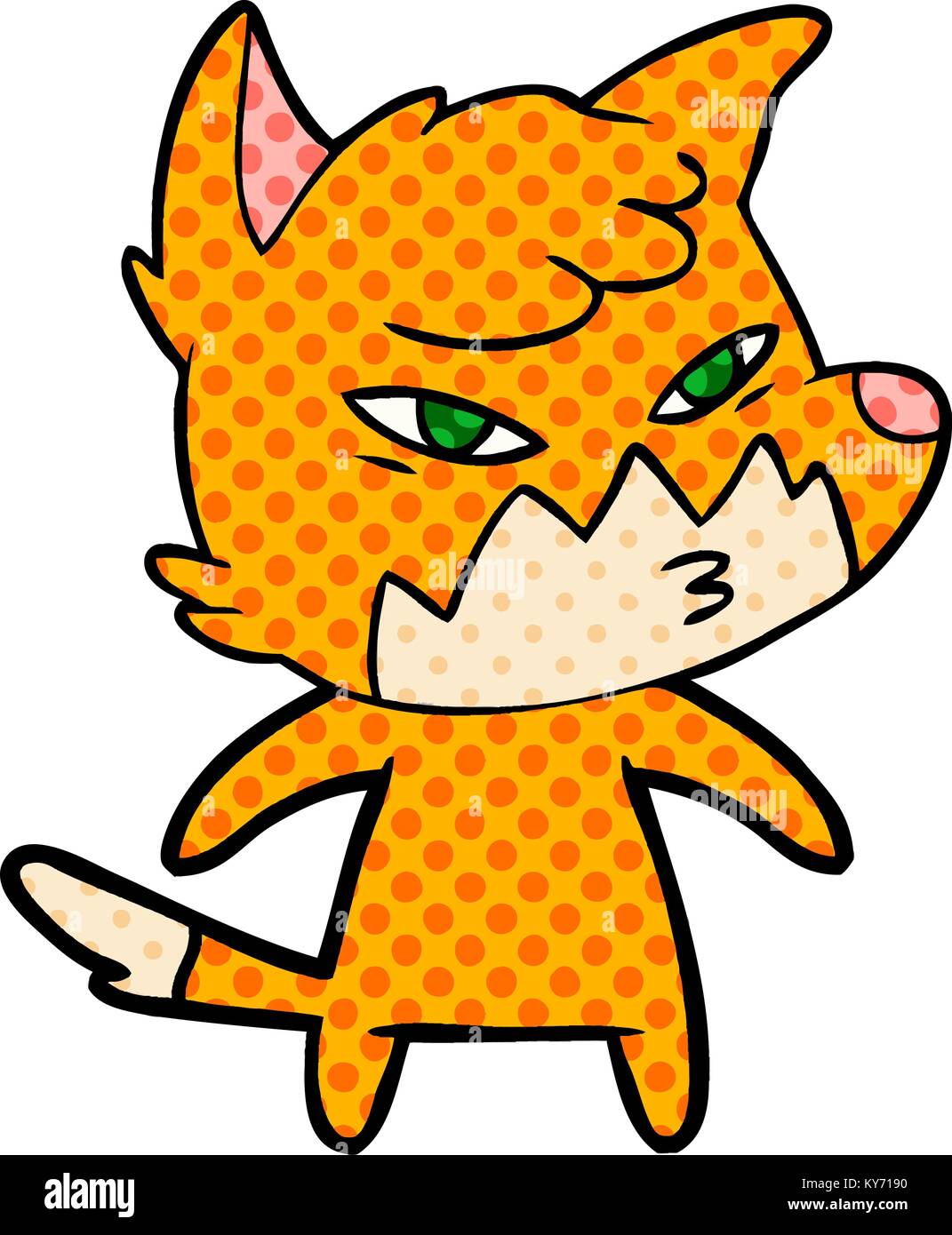 clever cartoon fox Stock Vector Image & Art - Alamy