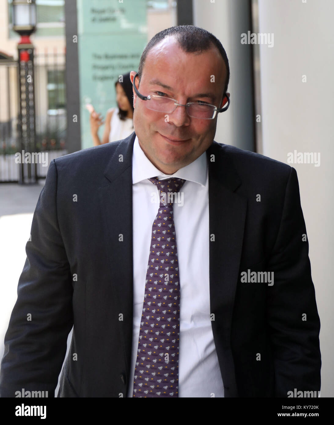 Pic shows: Jeff Blue leaves the High Court today for his case against ...