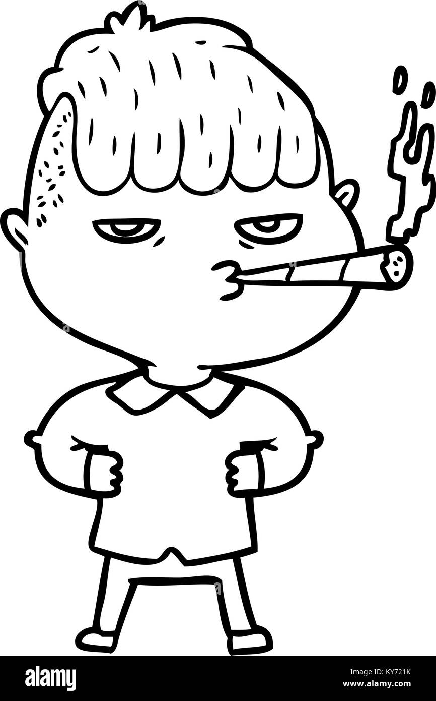 Cartoon boy cigar hi-res stock photography and images - Alamy