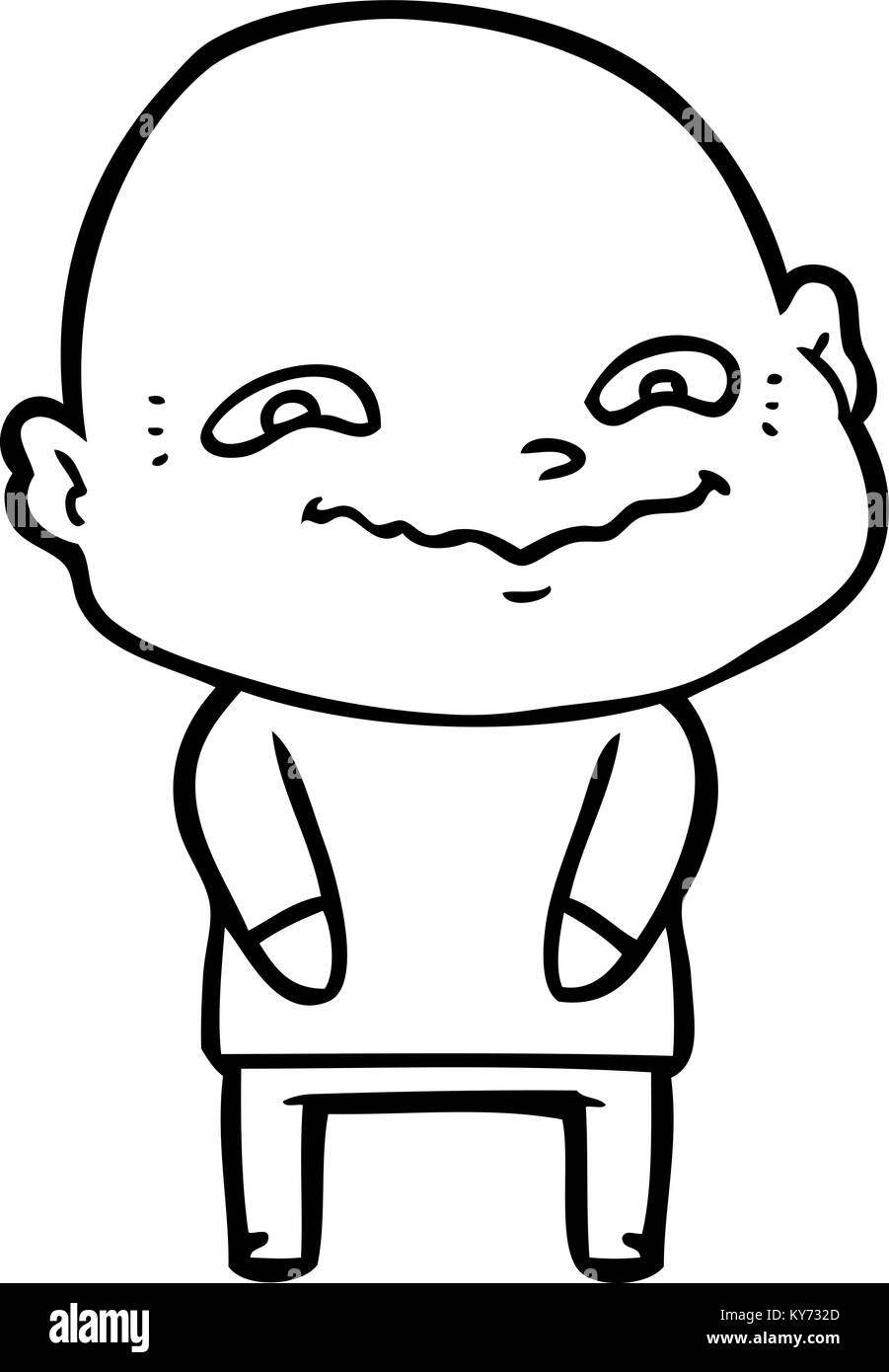 cartoon creepy guy Stock Vector Image & Art - Alamy