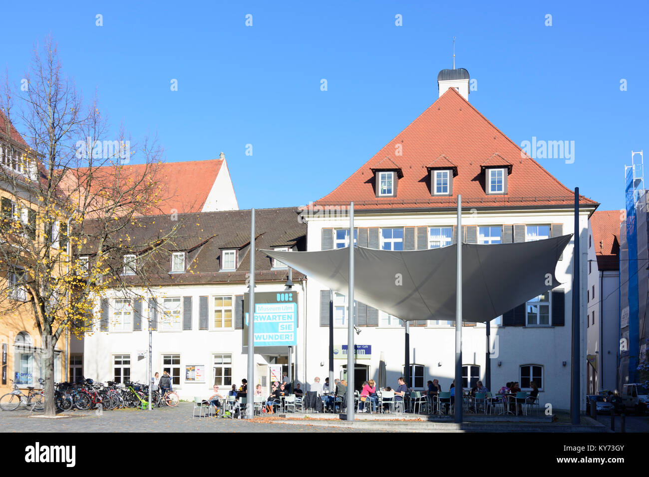 Ulm: Marktplatz, Ulmer Museum, Schwäbische Alb, Swabian Alb, Baden ...