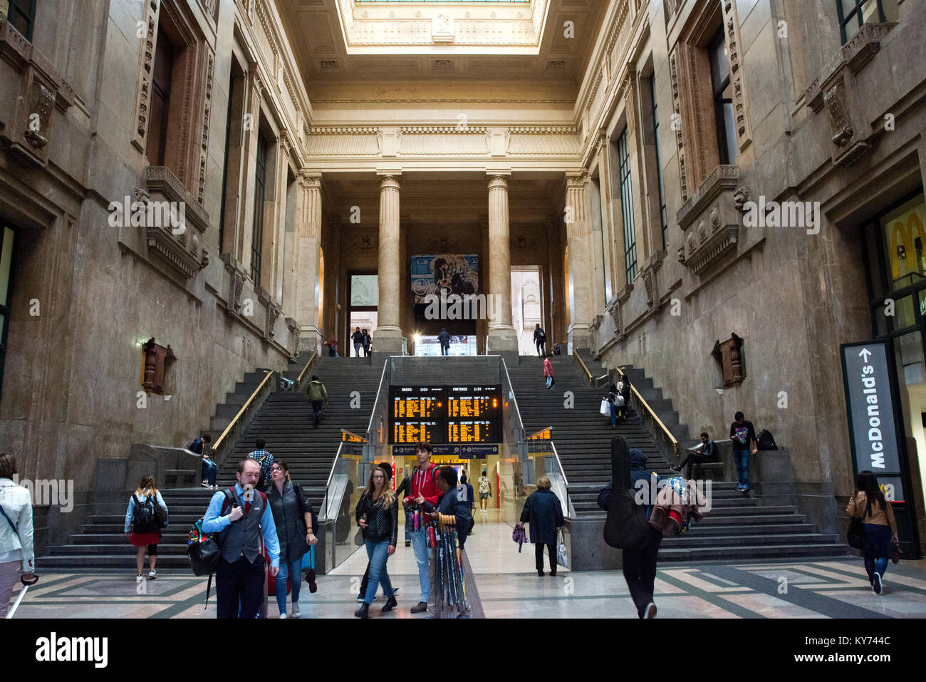 Milano centrale station interior hi-res stock photography and images ...
