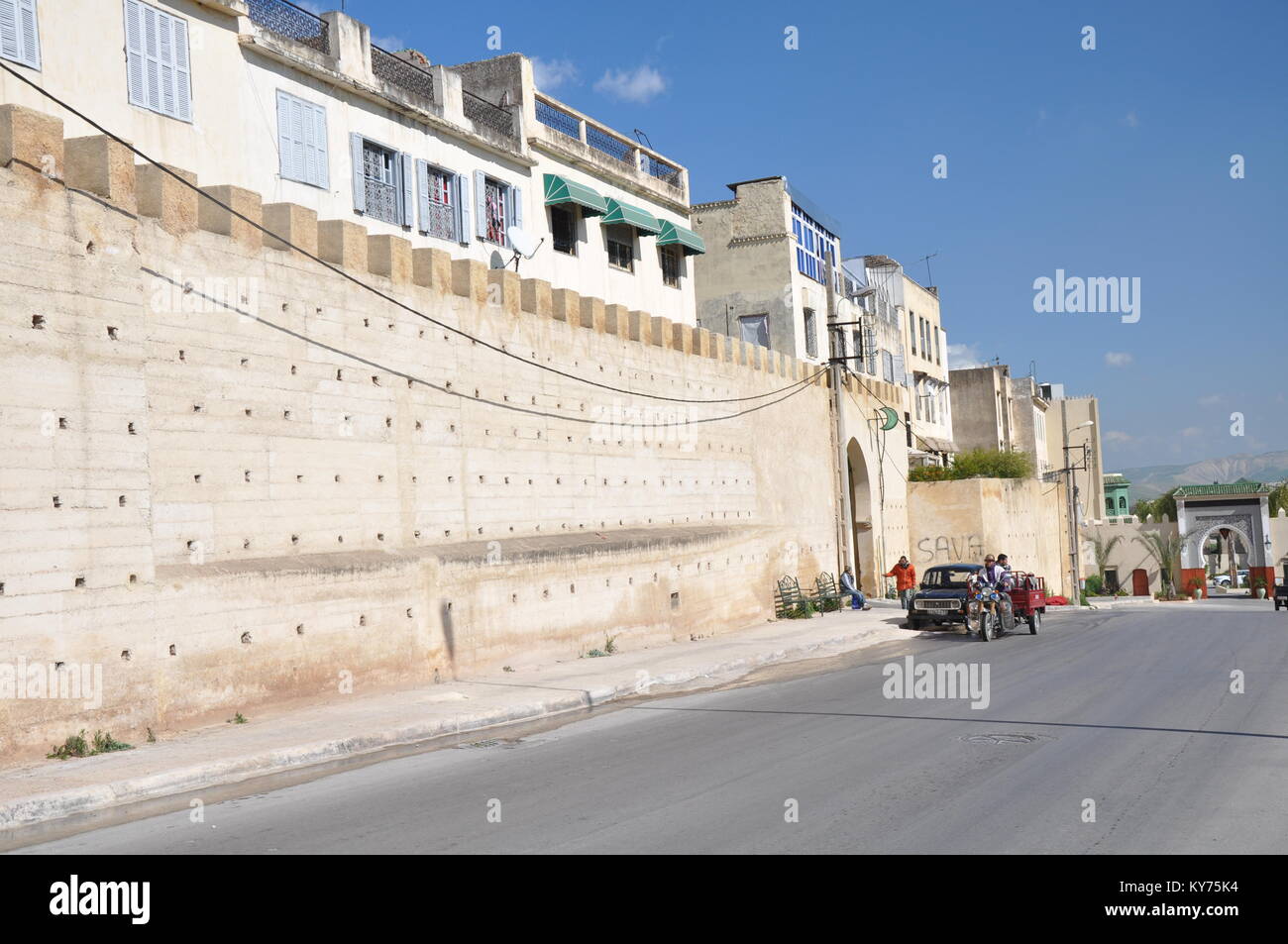 Fez city Walls, Morocco Stock Photo - Alamy