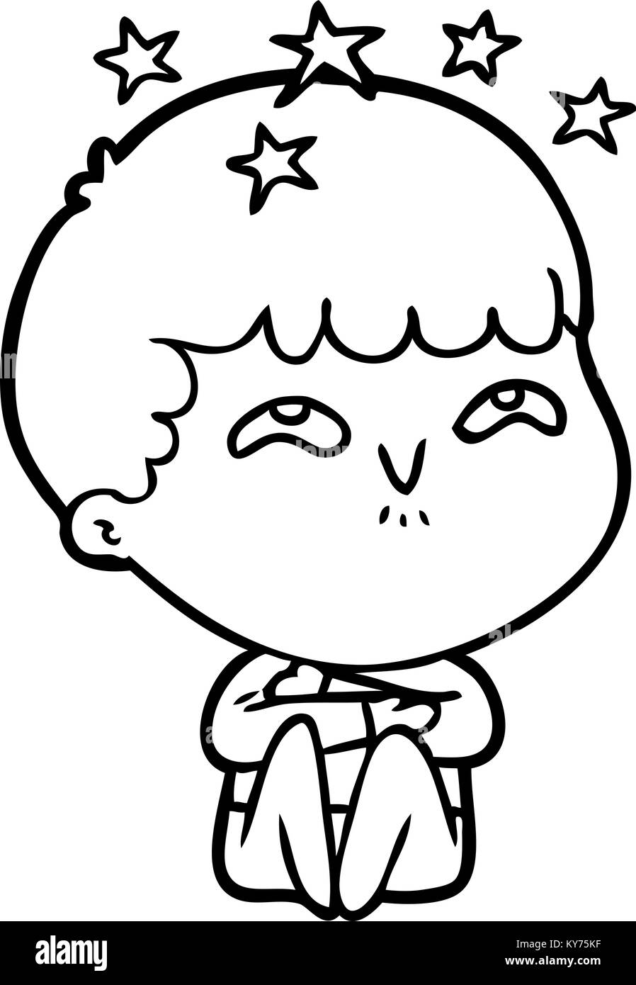 cartoon amazed boy Stock Vector Image & Art - Alamy