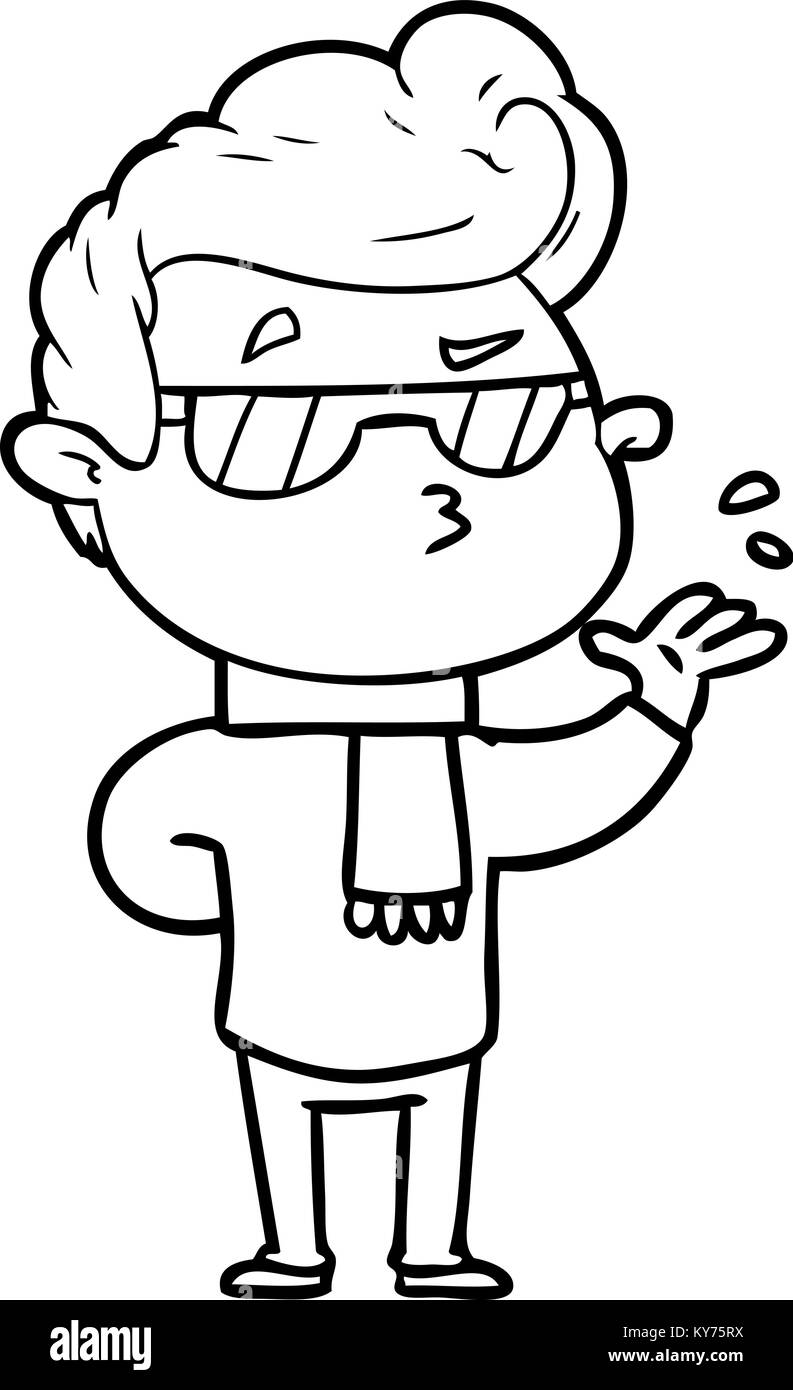 cartoon cool guy Stock Vector Image & Art - Alamy