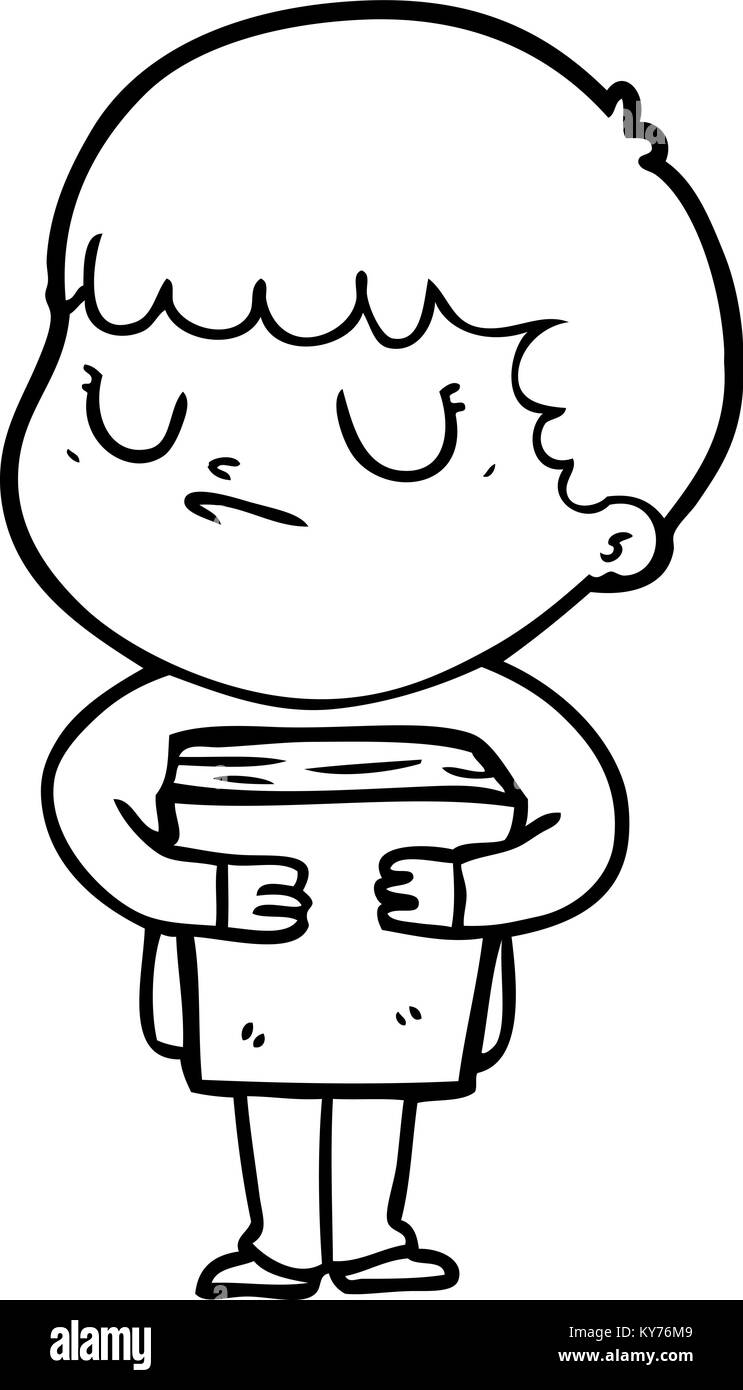 cartoon grumpy boy Stock Vector Image & Art - Alamy