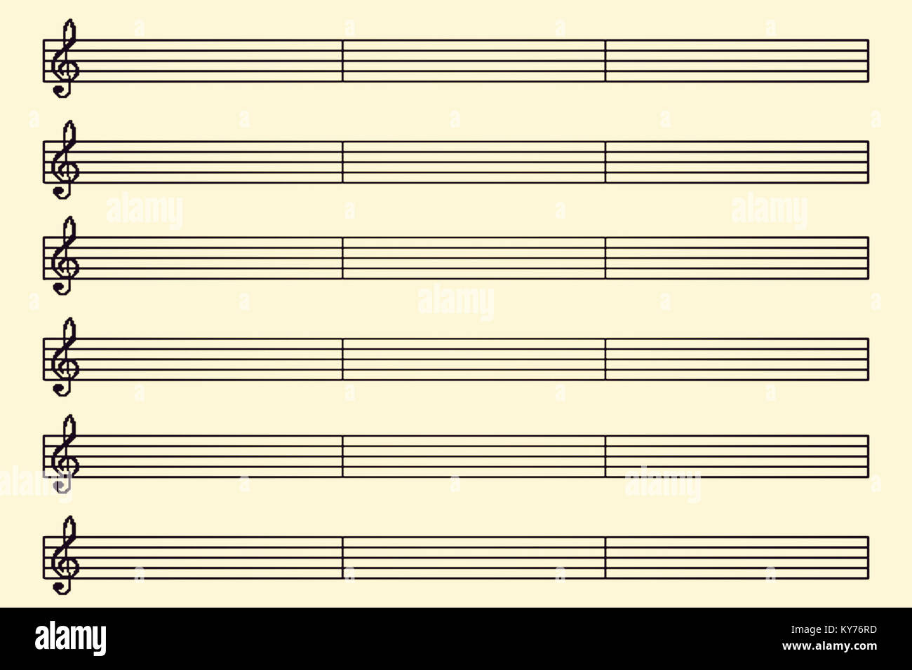 Music sheet blank hi-res stock photography and images - Alamy