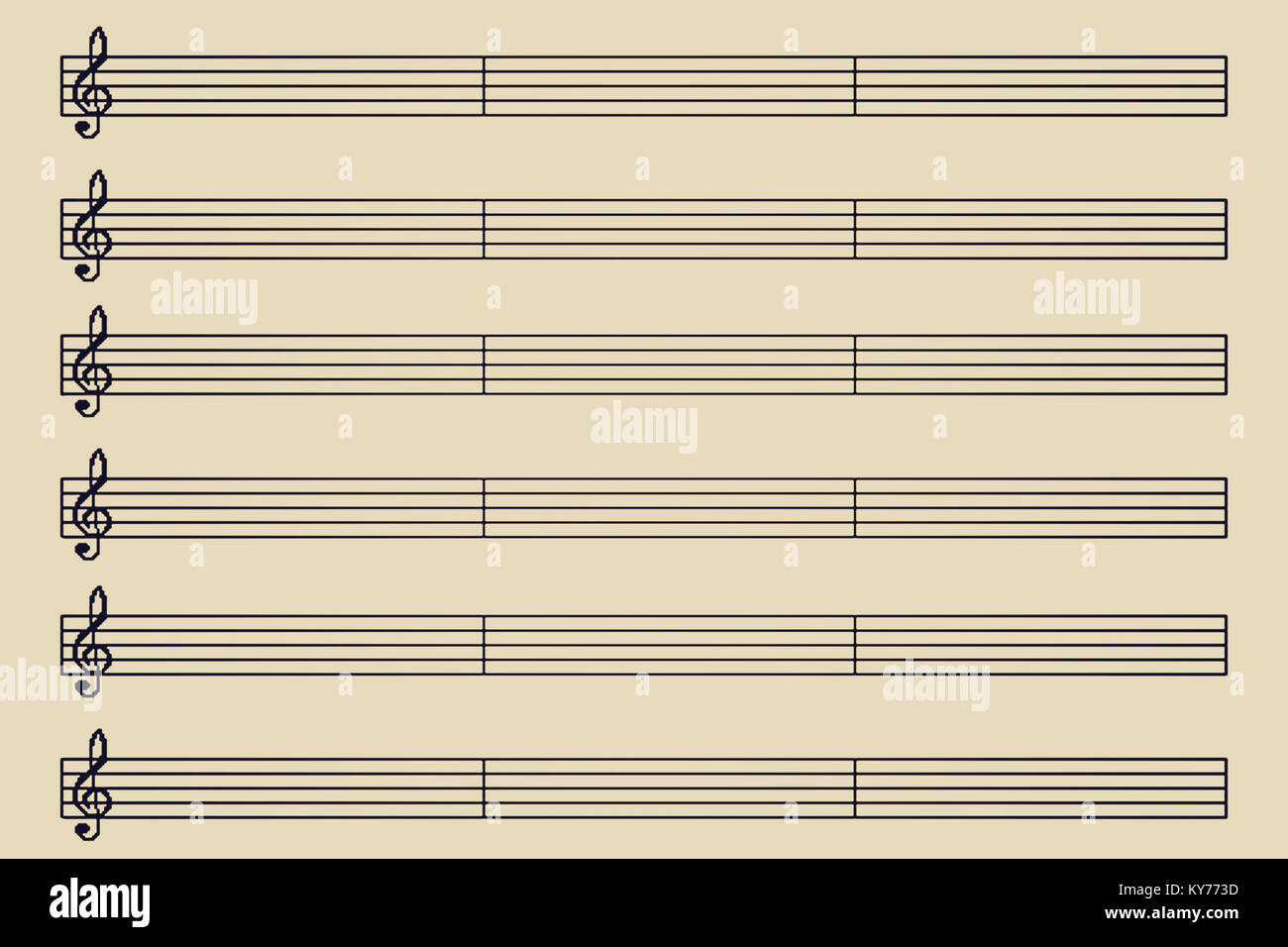 Blank book musical notes hi-res stock photography and images - Alamy