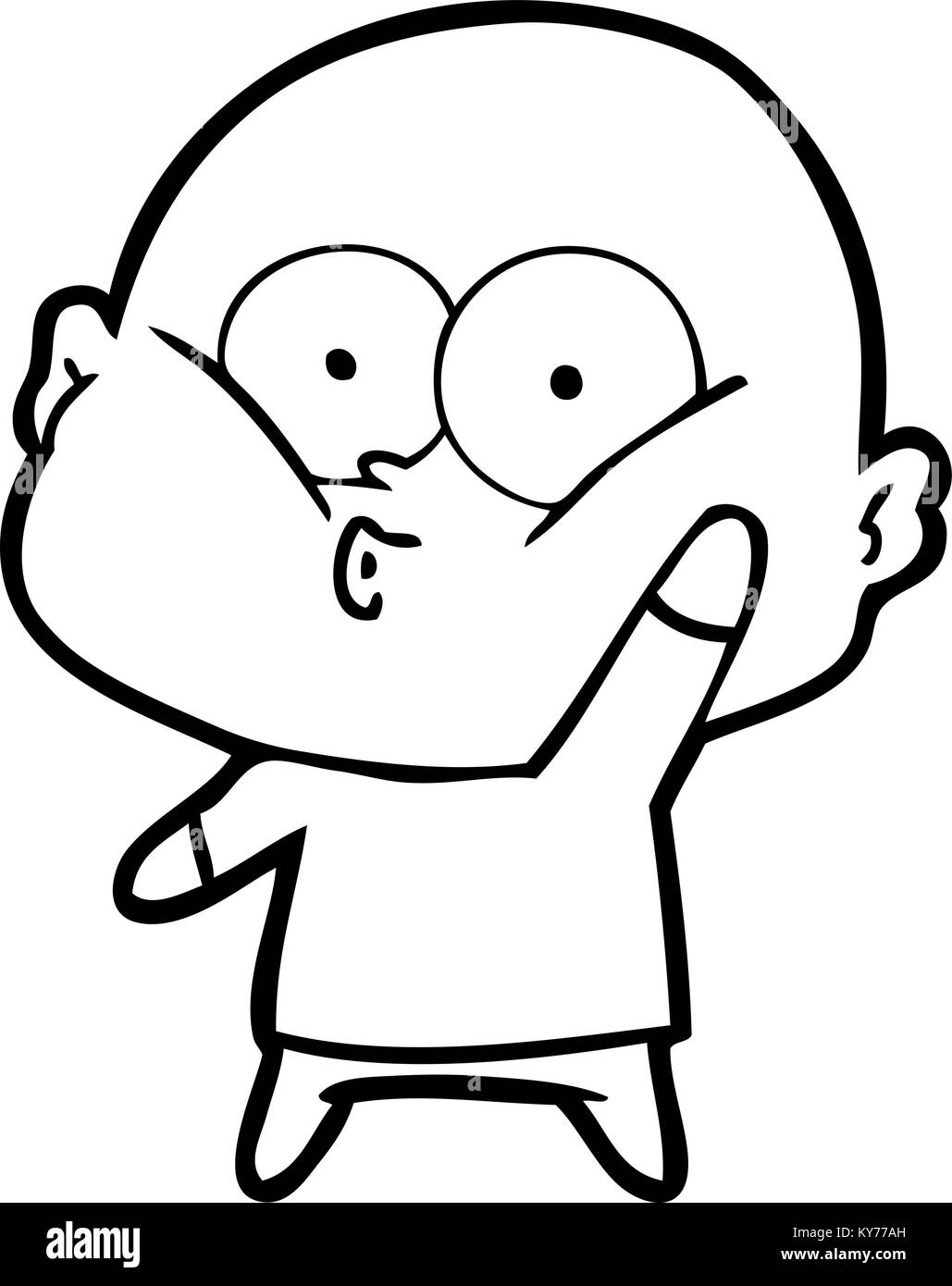 Bald Man Page Coloring Pages