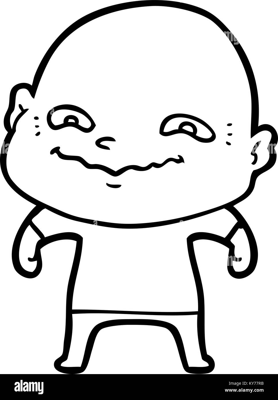 cartoon creepy guy Stock Vector Image & Art - Alamy