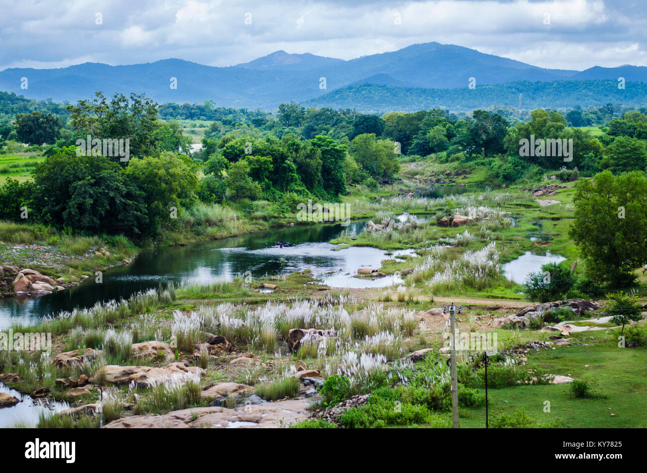 Kash full in a lake Stock Photo - Alamy