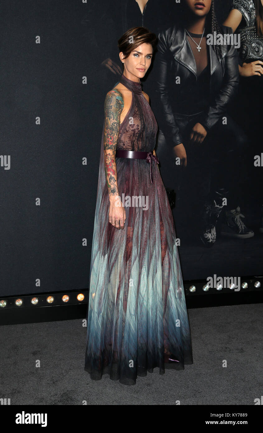 Premiere Of Universal Pictures' 'Pitch Perfect 3' Featuring: Ruby Rose ...