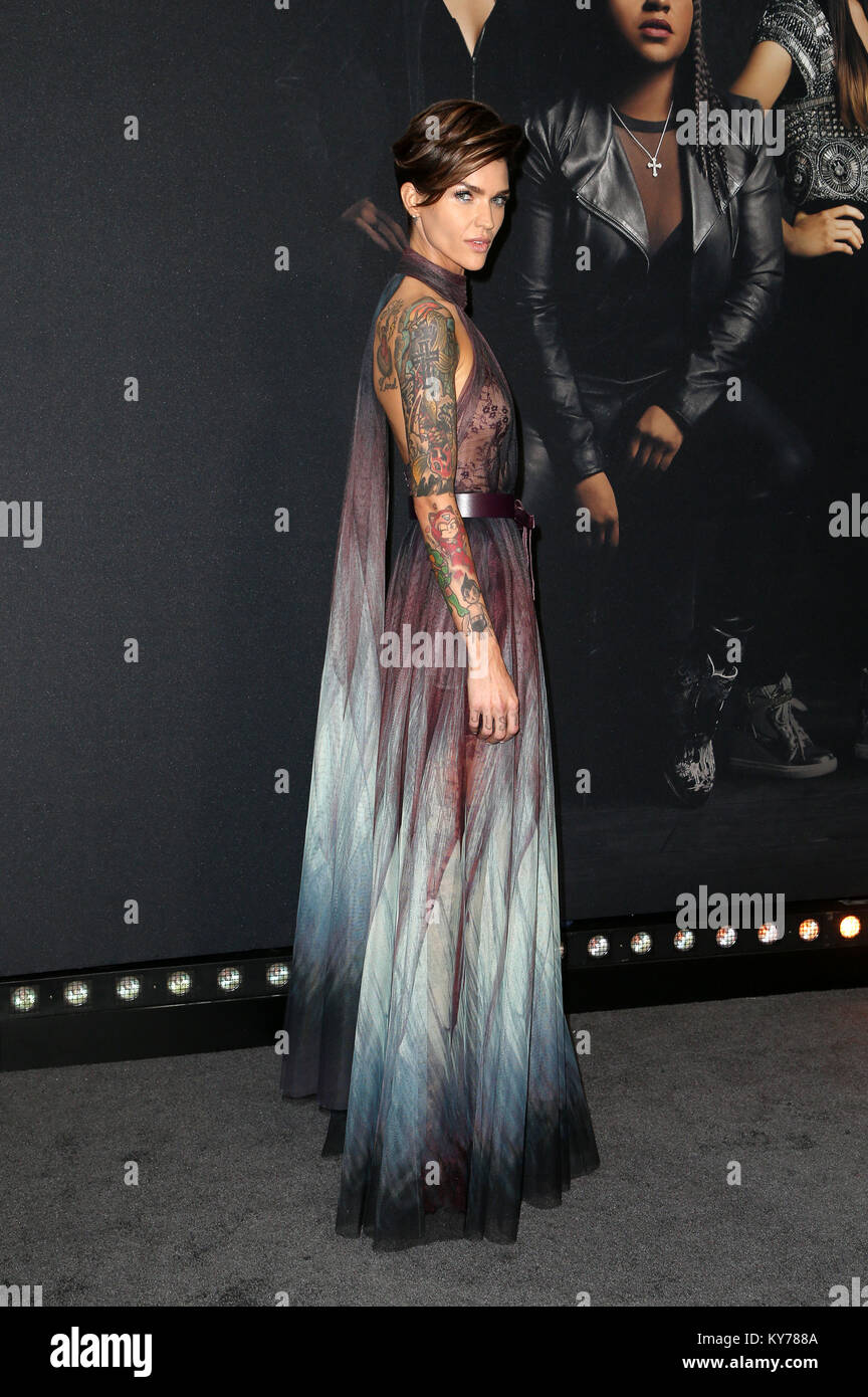 Premiere Of Universal Pictures' 'Pitch Perfect 3' Featuring: Ruby Rose ...