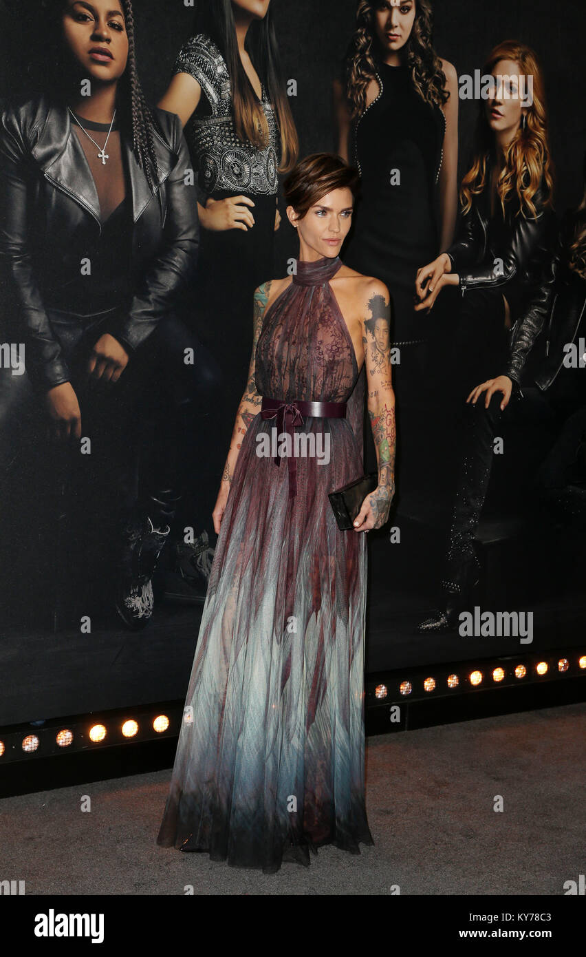 Premiere Of Universal Pictures' 'Pitch Perfect 3' Featuring: Ruby Rose ...