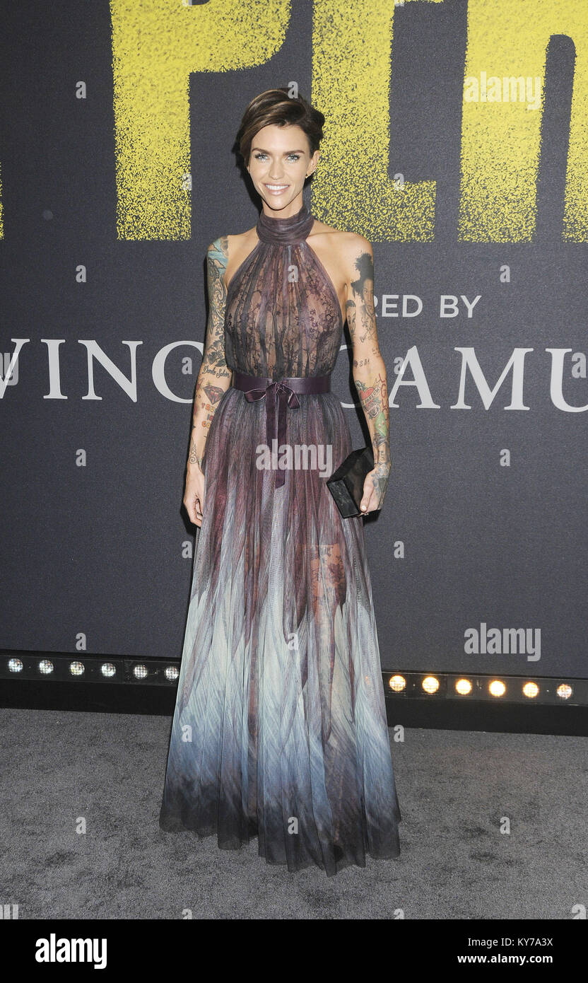 Film Premiere of 'Pitch Perfect 3' - Arrivals Featuring: Ruby Rose ...