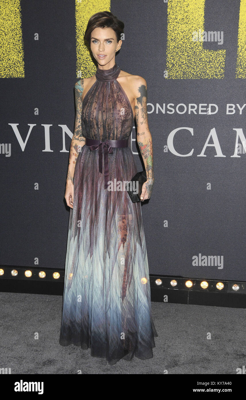 Film Premiere of 'Pitch Perfect 3' - Arrivals Featuring: Ruby Rose ...