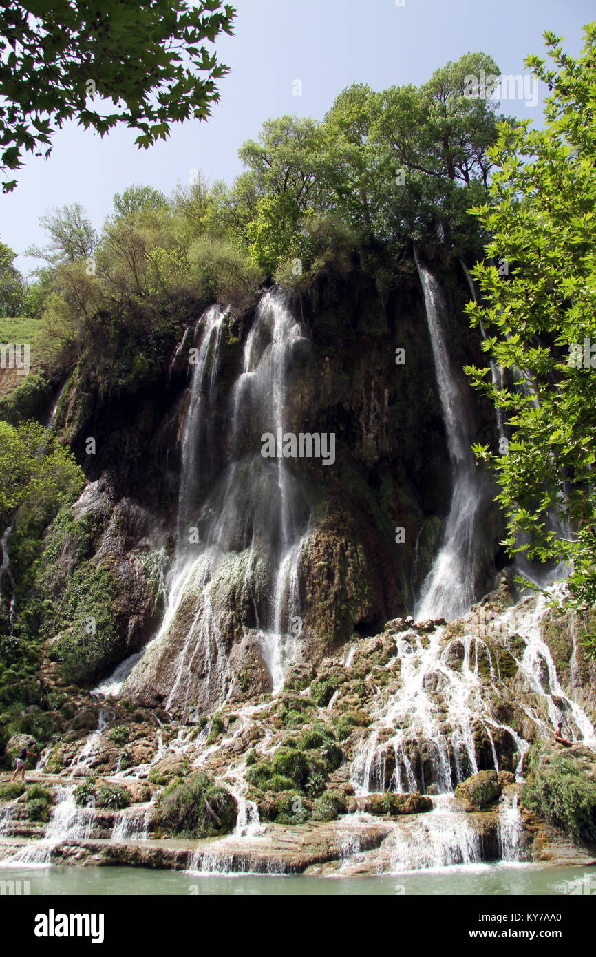 Waterfall near village Bisheh, Iran Stock Photo - Alamy