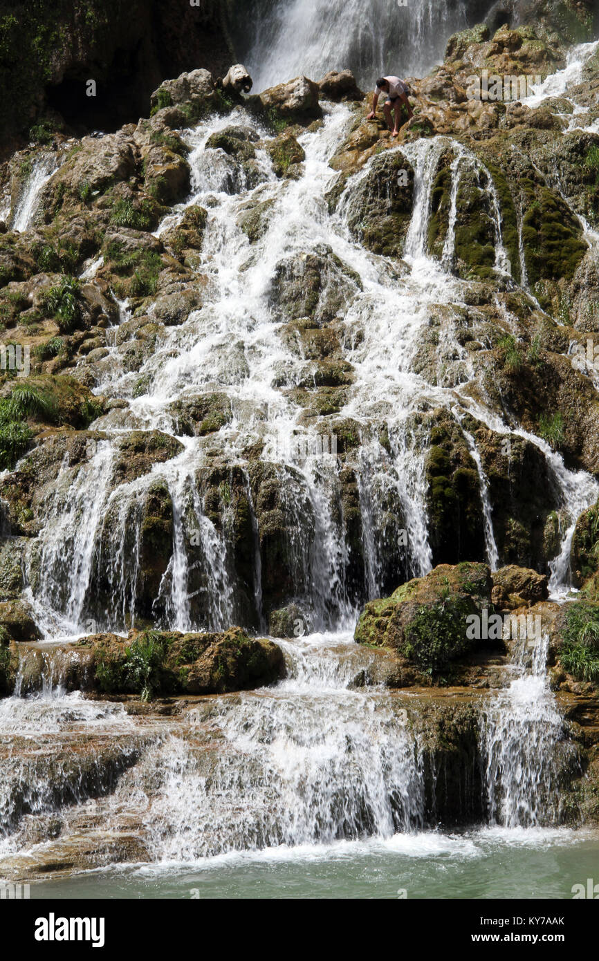 Waterfall near village Bisheh in Iran Stock Photo - Alamy