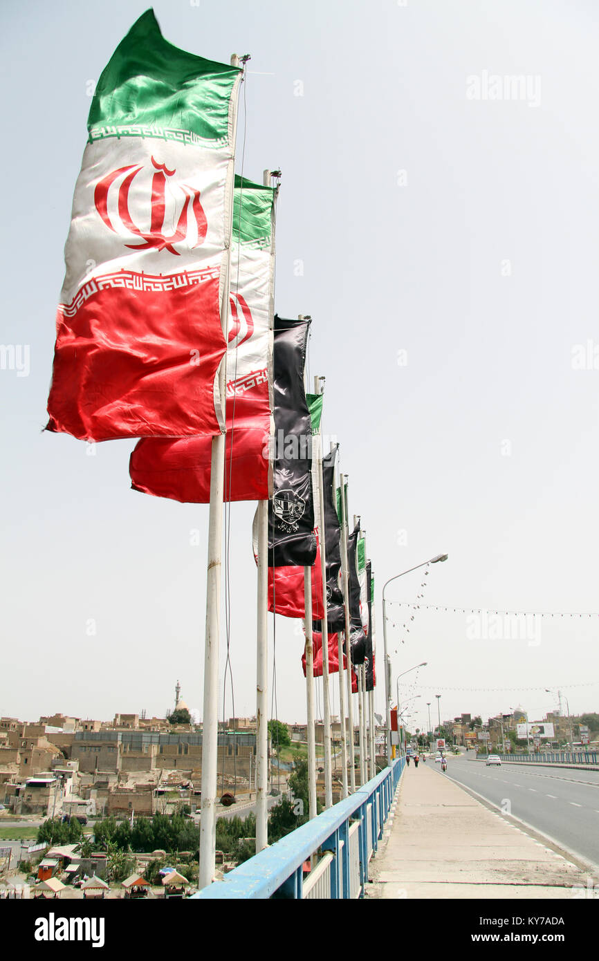Iranian flags hi-res stock photography and images - Alamy