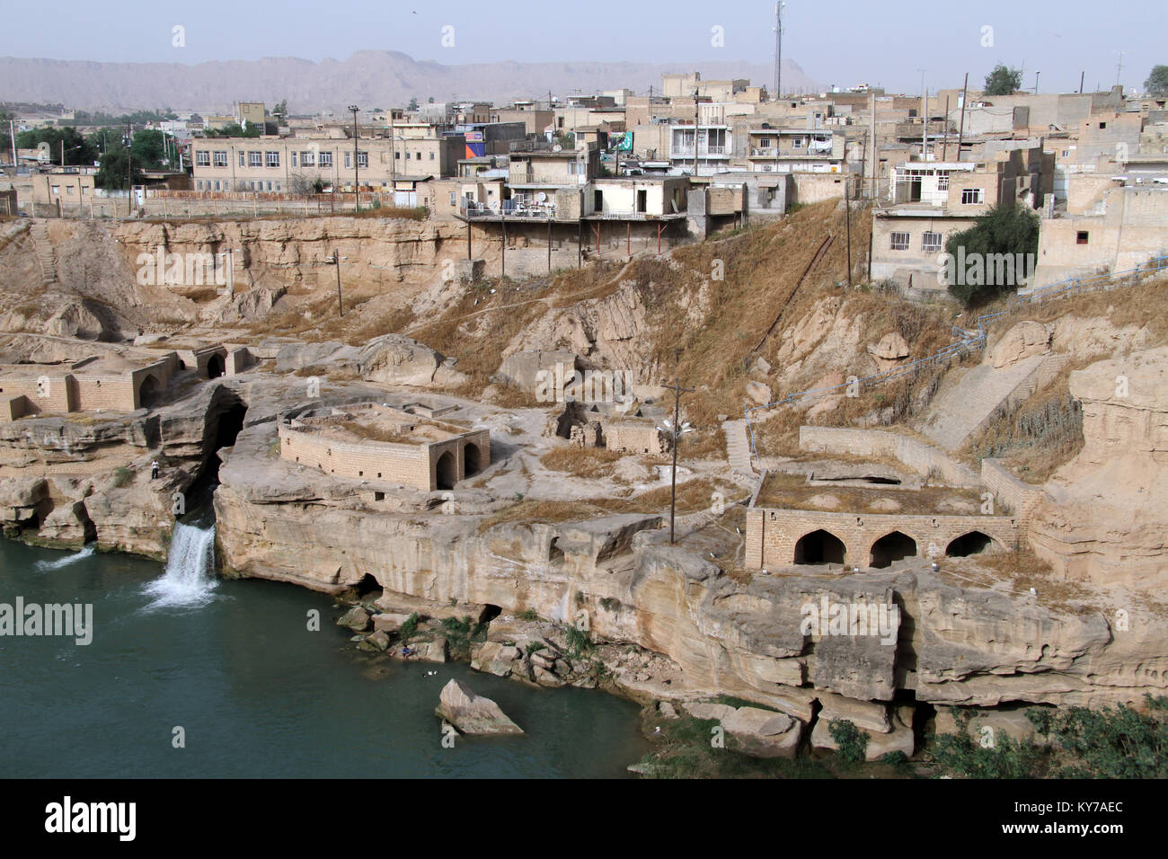 Ruins and waterfalls in Shushtar, Iran Stock Photo - Alamy