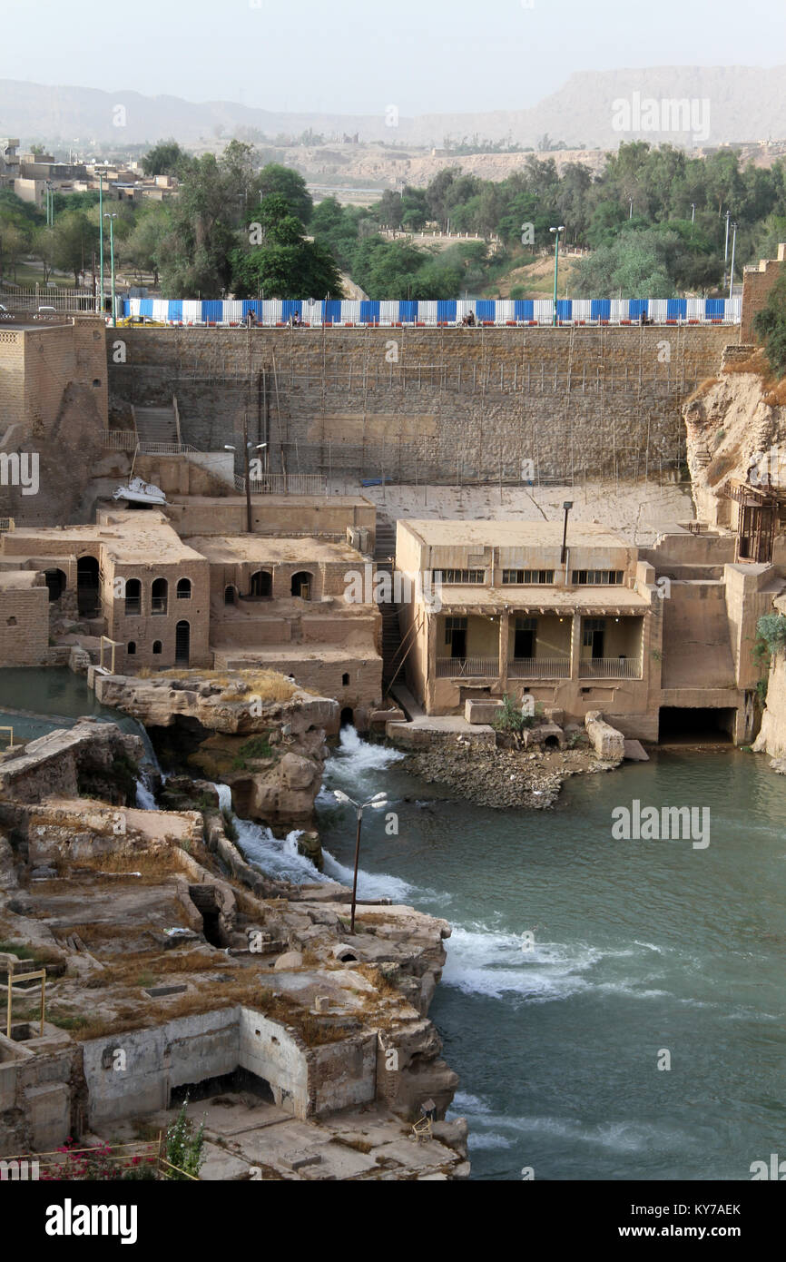 Ruins and waterfalls in Shushtar, Iran Stock Photo - Alamy