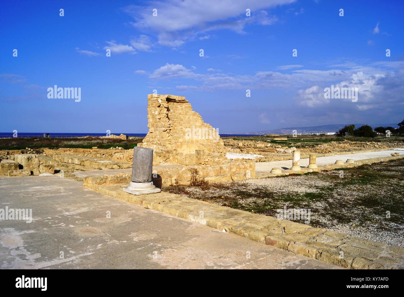 Paphos Archaeological Park, Paphos, Cyprus Stock Photo - Alamy