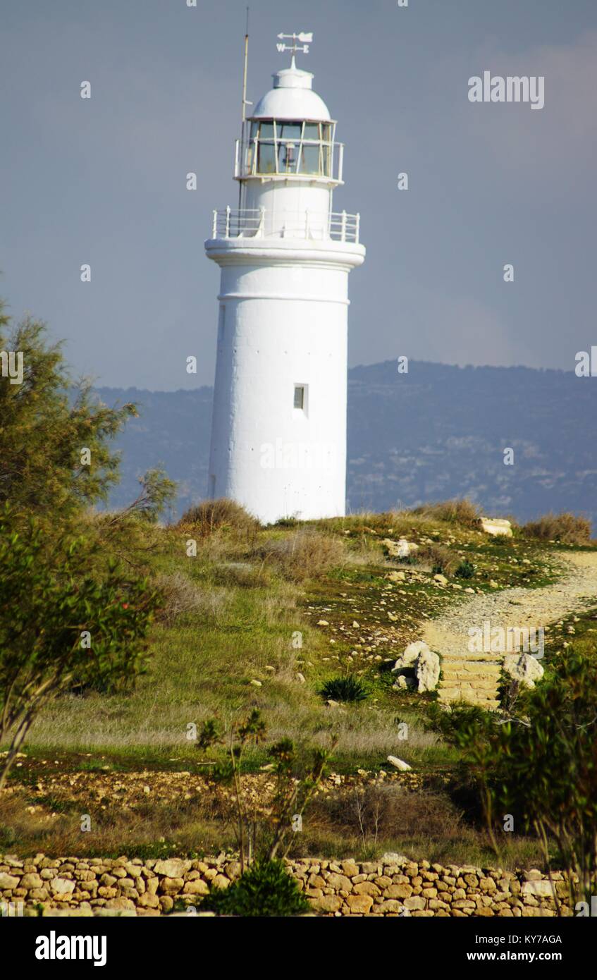 Paphos Lighthouse, Paphos, Cyprus Stock Photo - Alamy