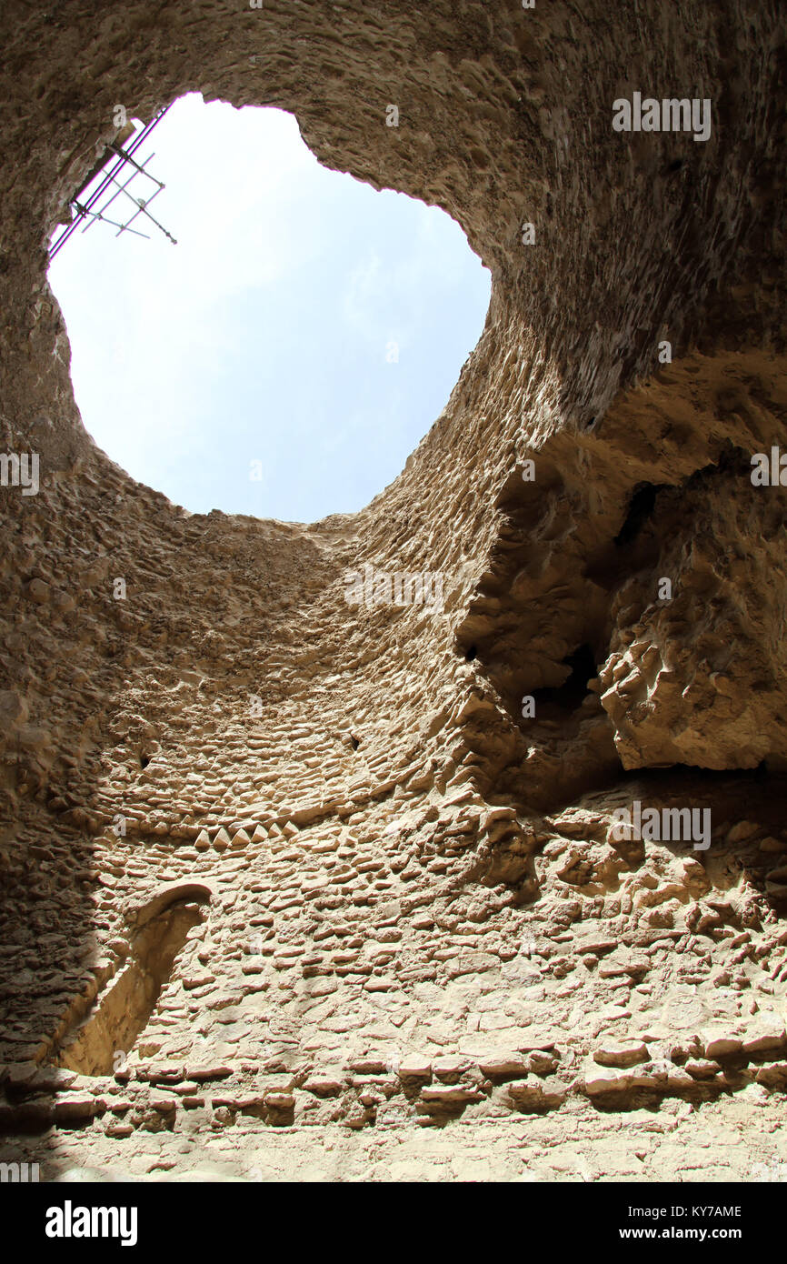 Inside zoroastrian temple Qal'eh-e Doktar near Shiraz Stock Photo - Alamy