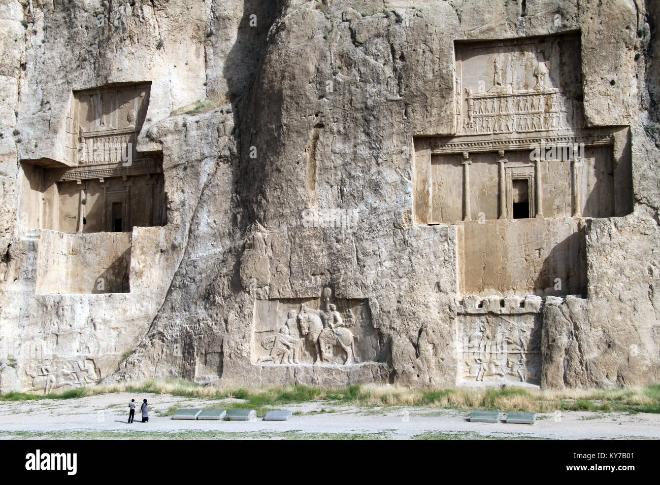 Royal tombs in Naqsh-e Rostam, Iran Stock Photo - Alamy