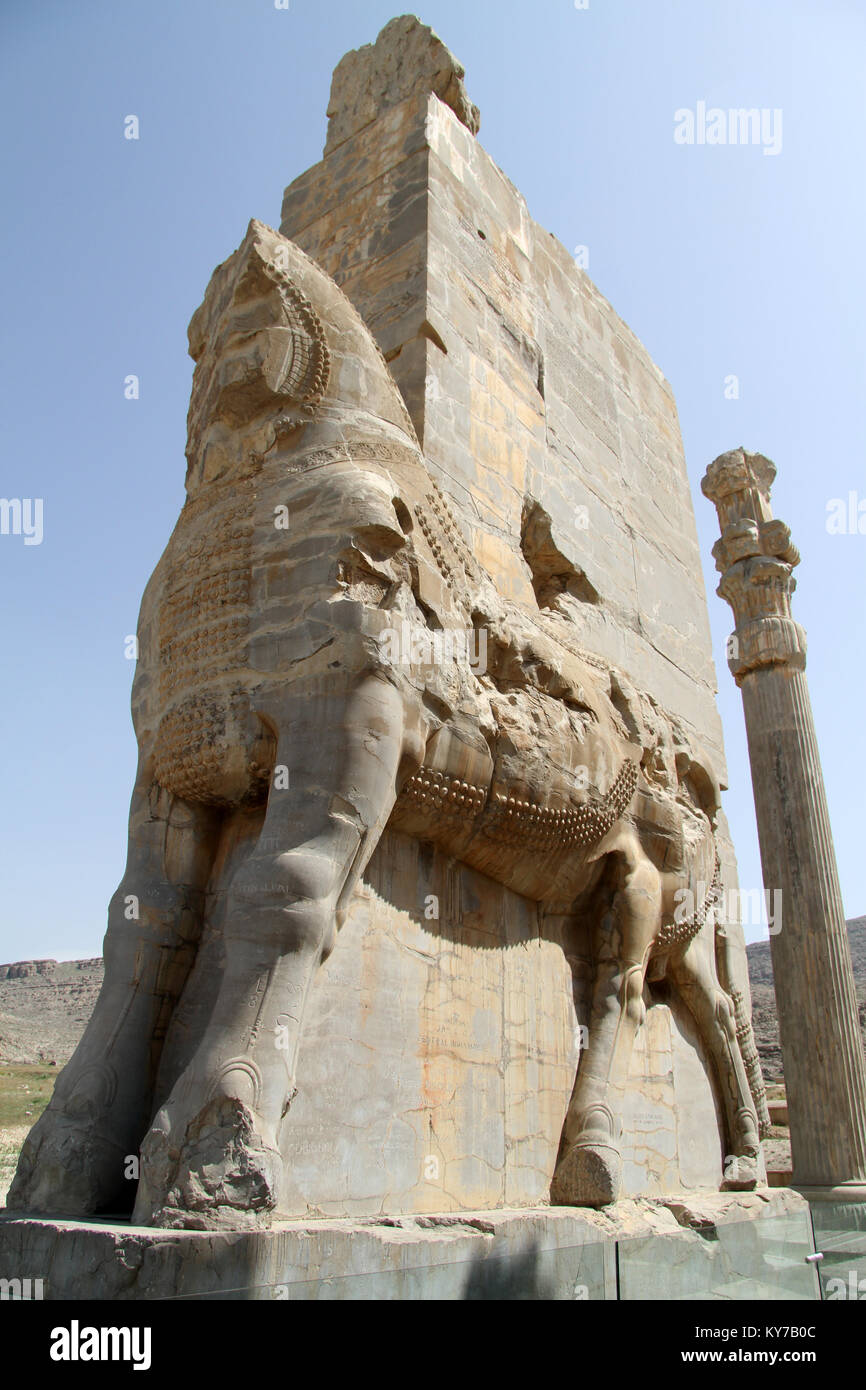 Great gate of Persepolis, Iran Stock Photo - Alamy