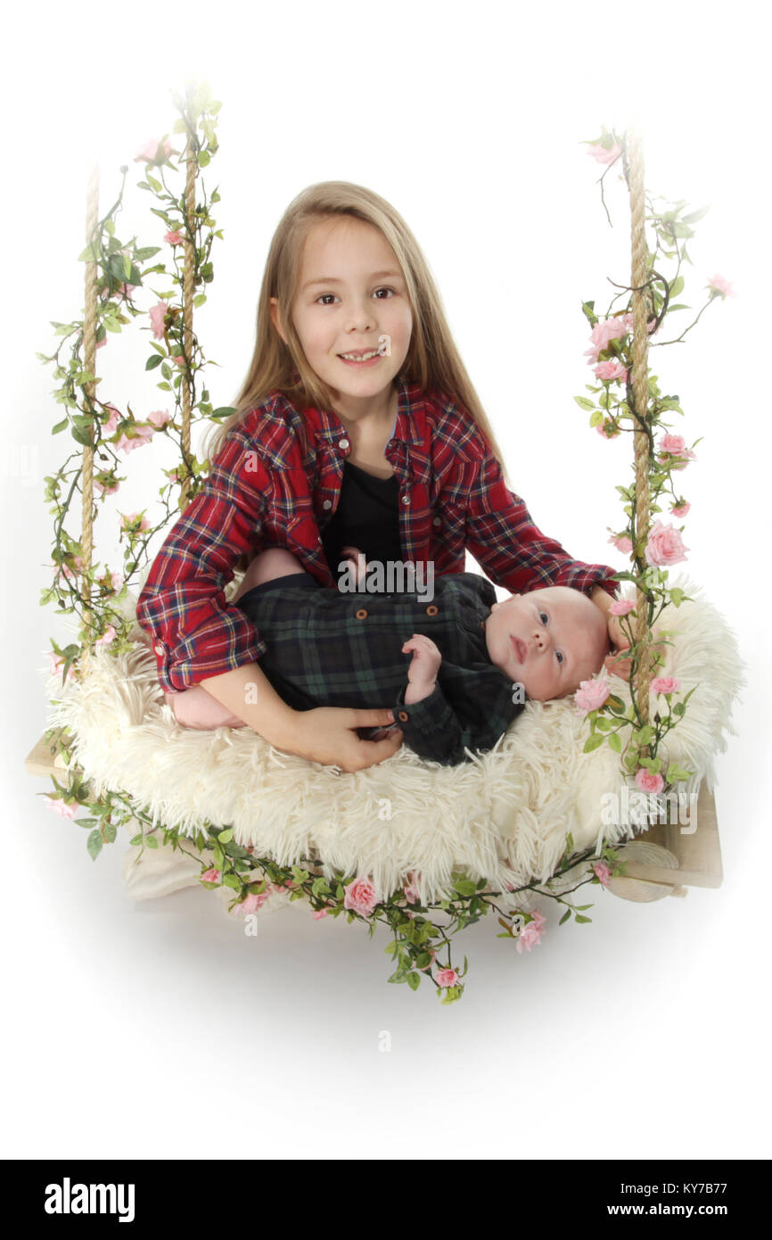 Big sister little brother hi-res stock photography and images - Alamy