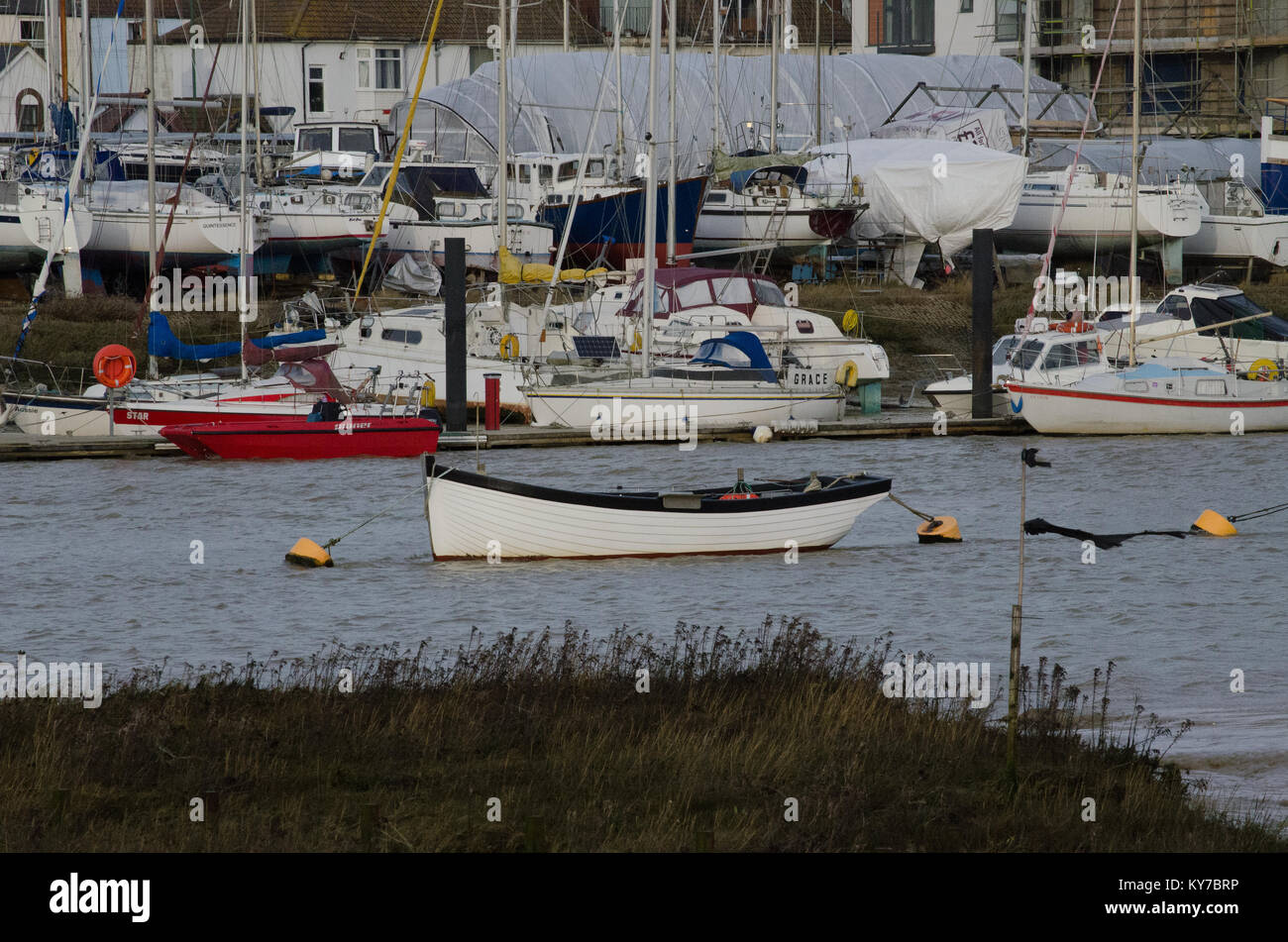 View of Shoreham Harbour Stock Photo - Alamy