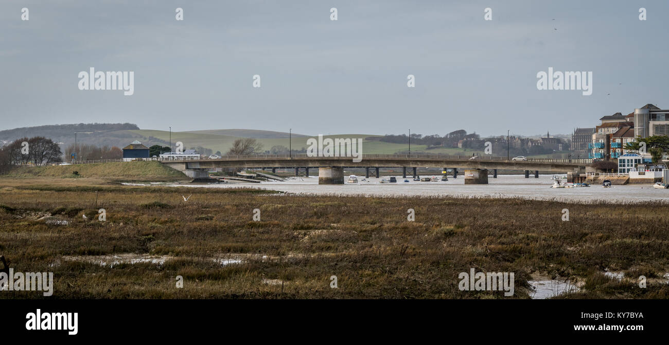 View of Shoreham Harbour Stock Photo - Alamy